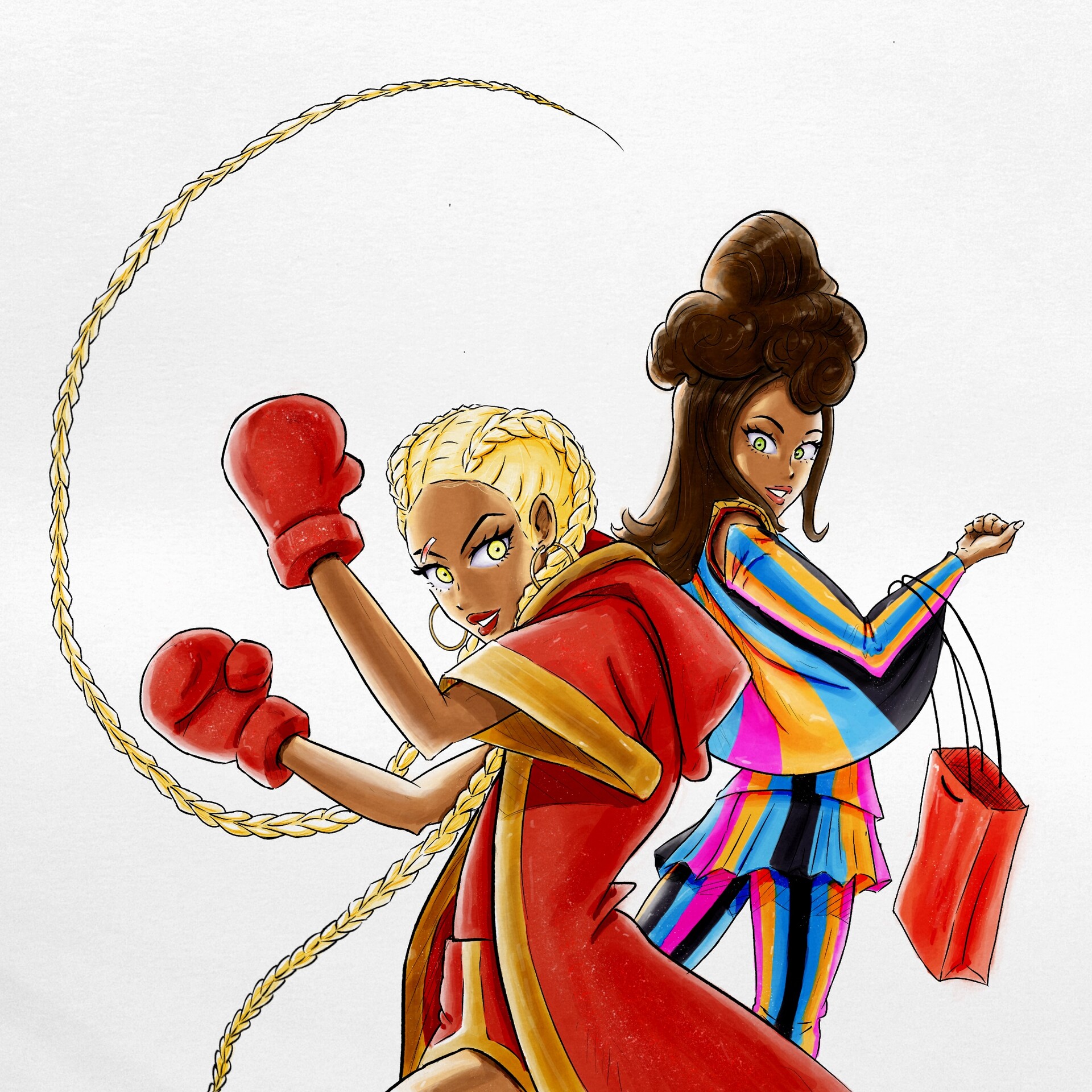 ArtStation - Symone- Drag Race Fan Art