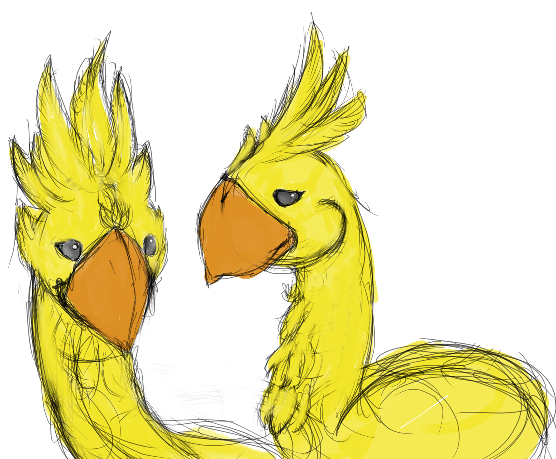 ArtStation - Chocobos