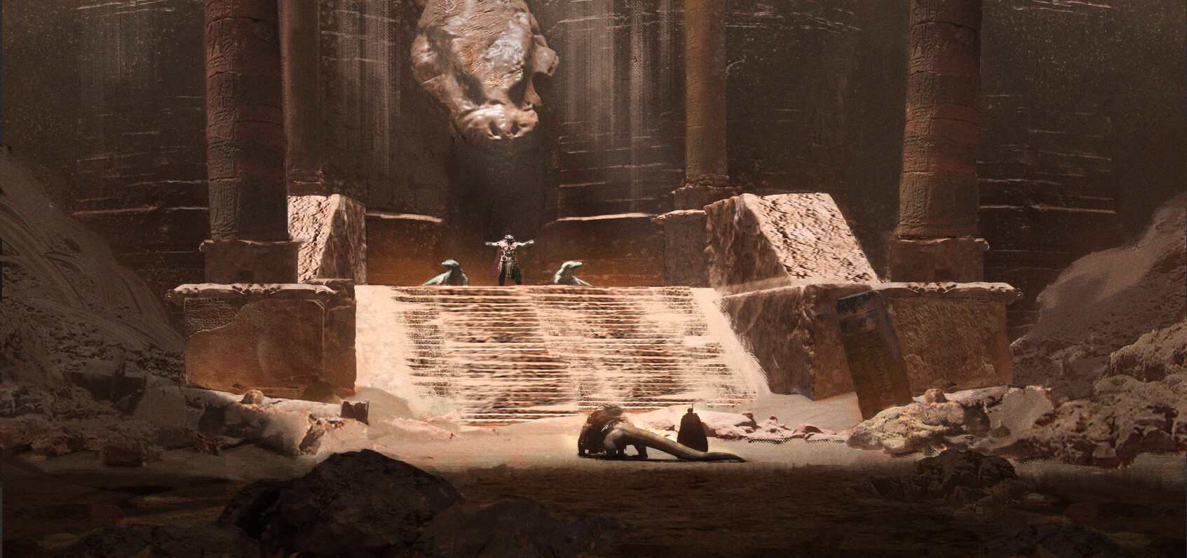 eduardo-gaspar-lizard-temple-render-01-v04.jpg (1693×797) _影视与游戏概念 ...