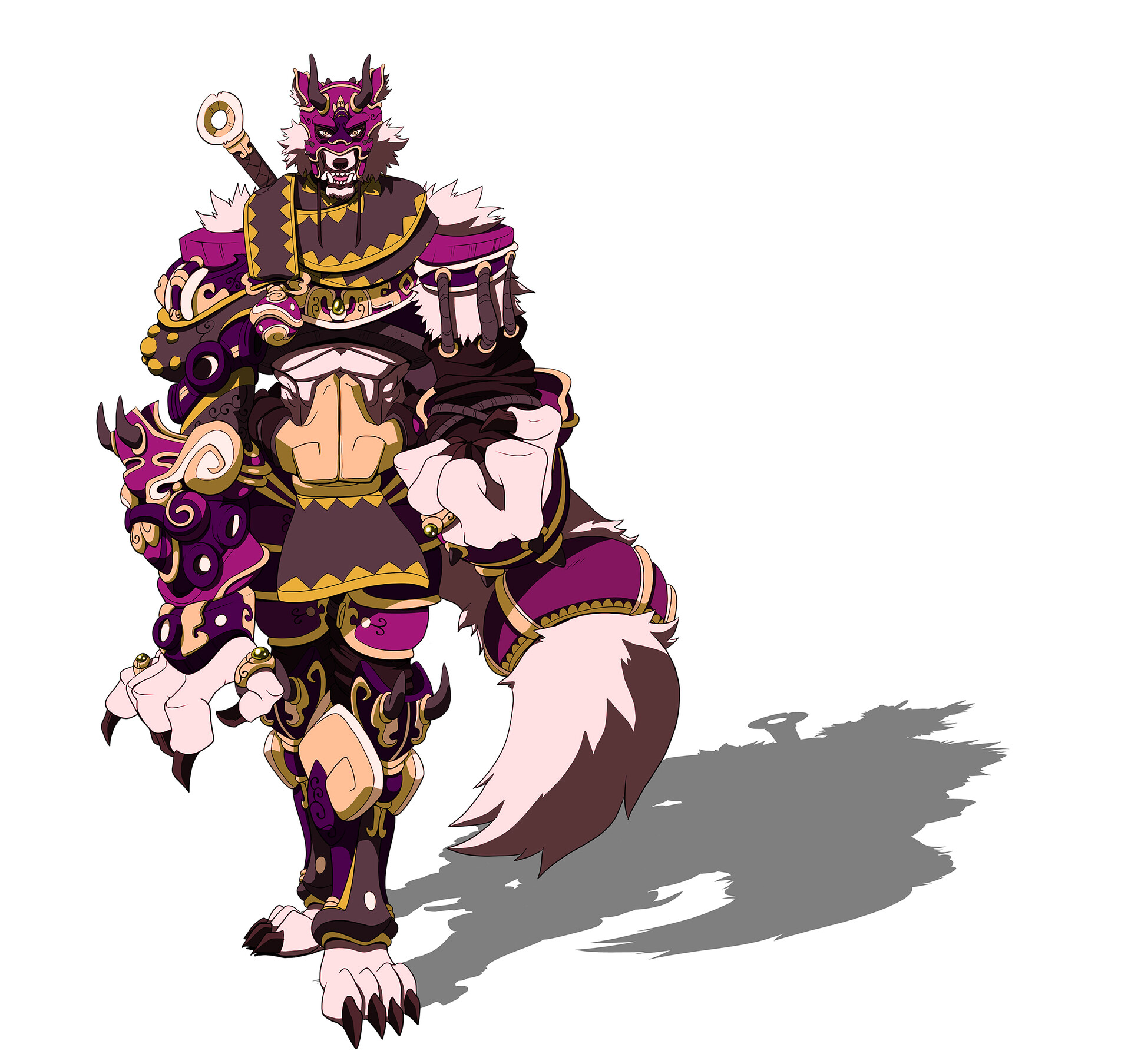 ArtStation - Wolf Assassin Fantasy Character Design