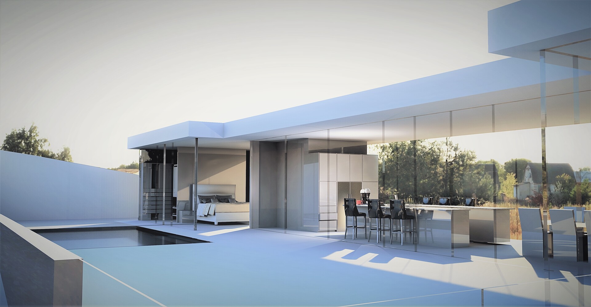 ArtStation - Modern Glass House