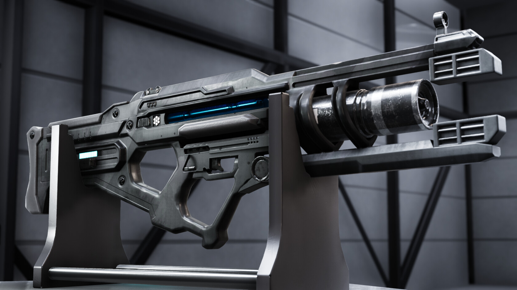 Joshua Meyers - Xylac Sci Fi Assault Rifle