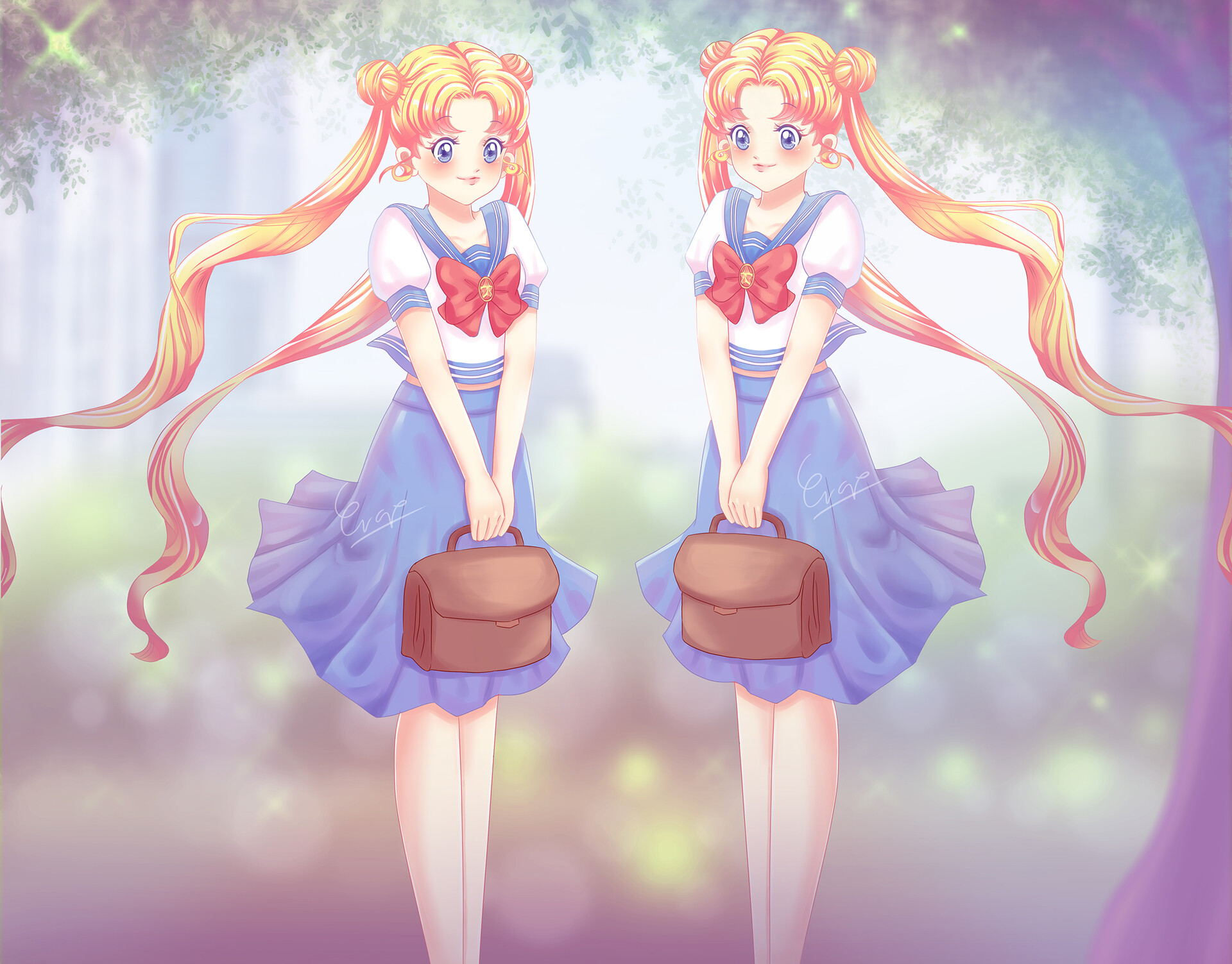 ArtStation - sailormoon paint