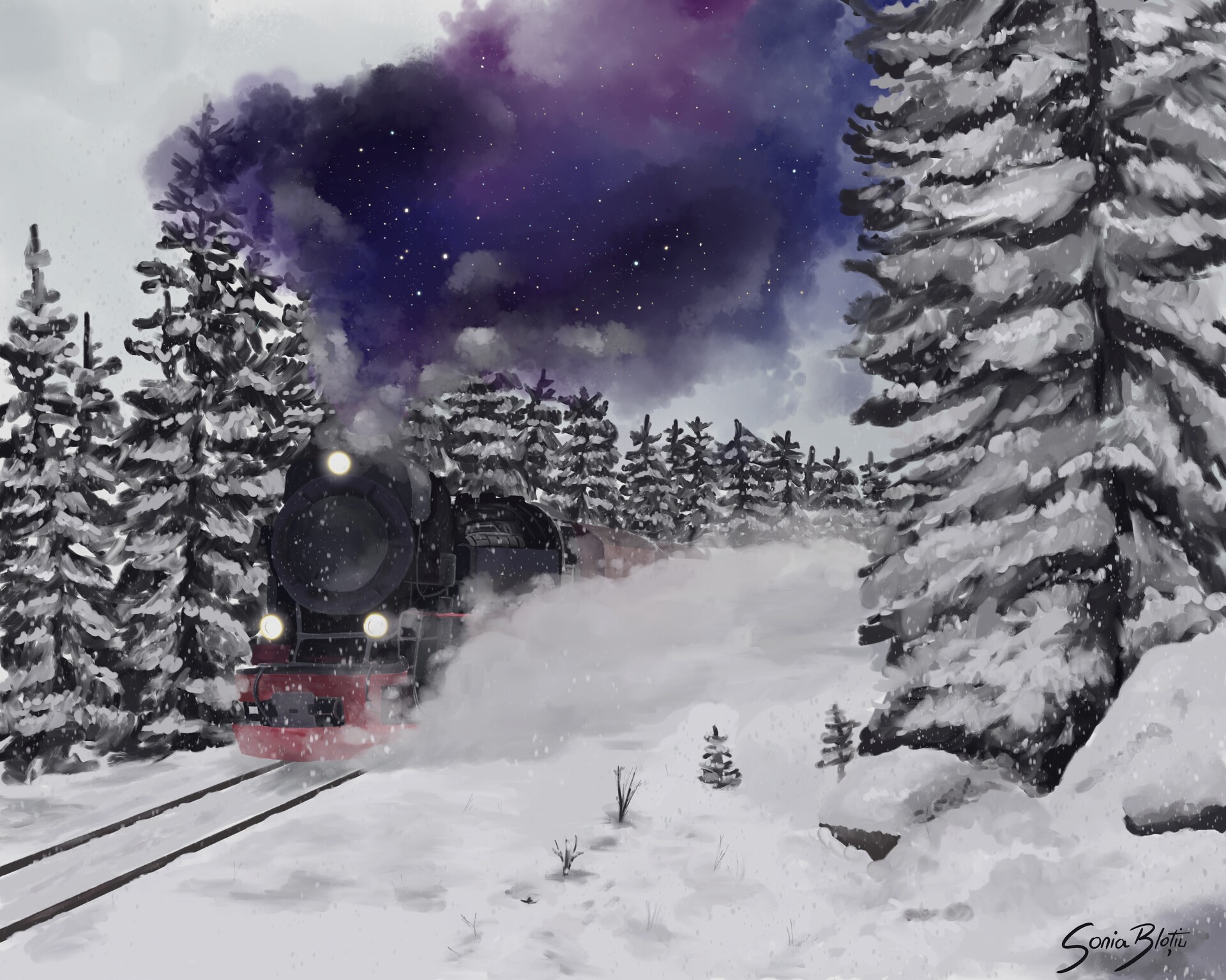 ArtStation - Night Train