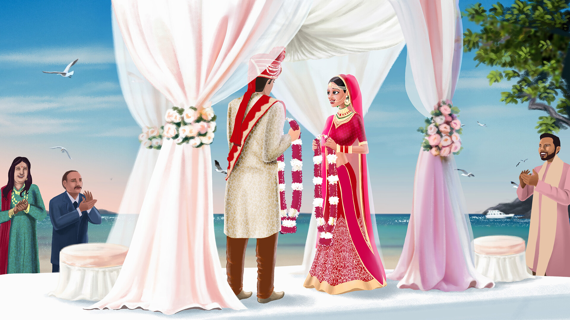 ArtStation - An Indian wedding