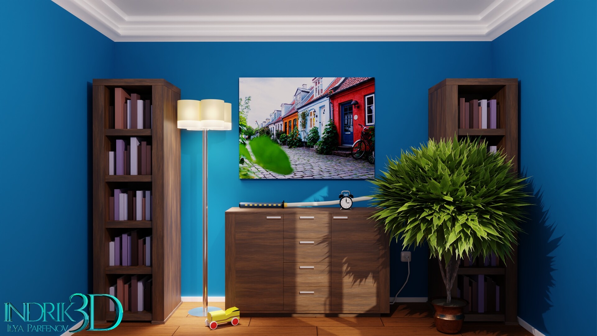 ArtStation - Blue room