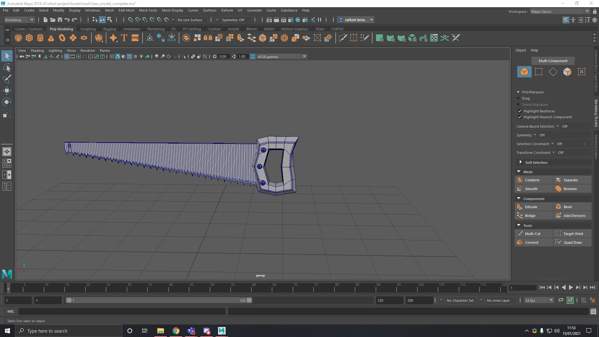 ArtStation - Saw model