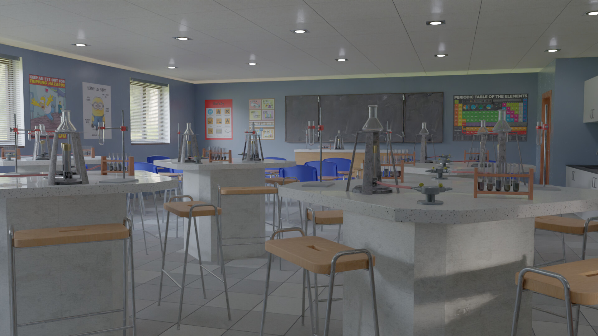 ArtStation - School Science Lab