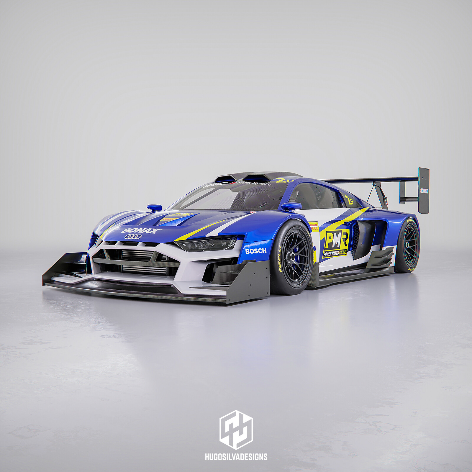 ArtStation - Audi R8 Time Attack / Pikes Peak