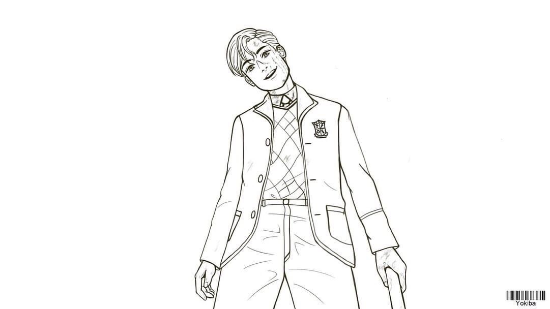 umbrella academy coloring pages