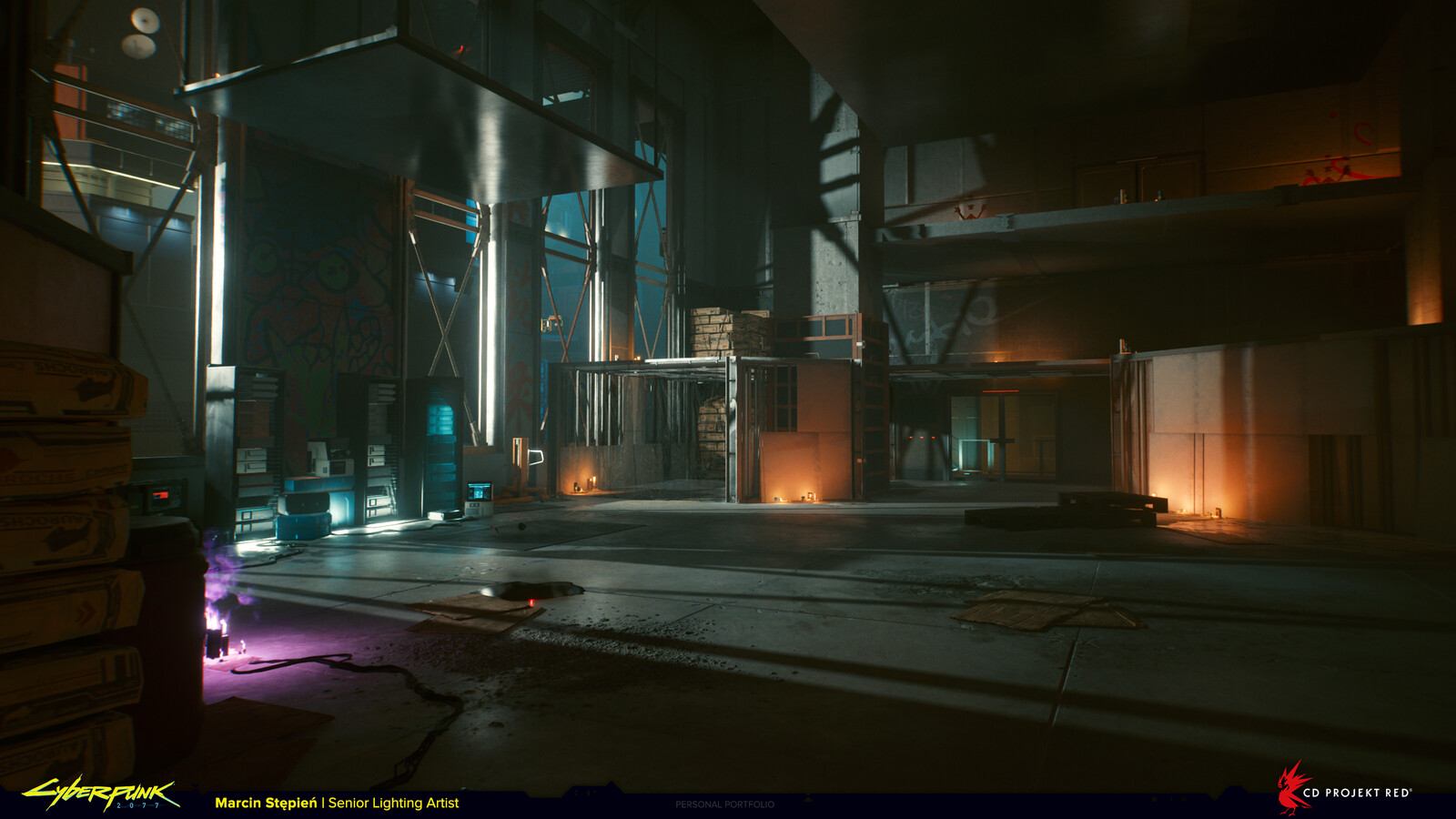 Marcin Stępień - Cyberpunk 2077 Arena Lighting