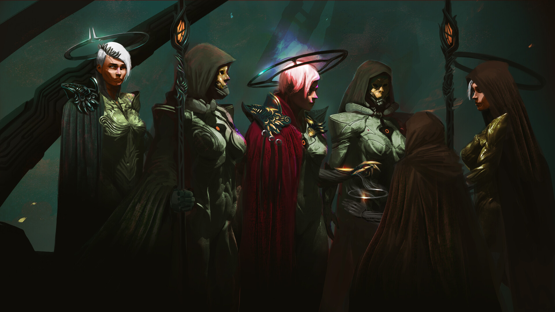ArtStation - Ritual meeting.