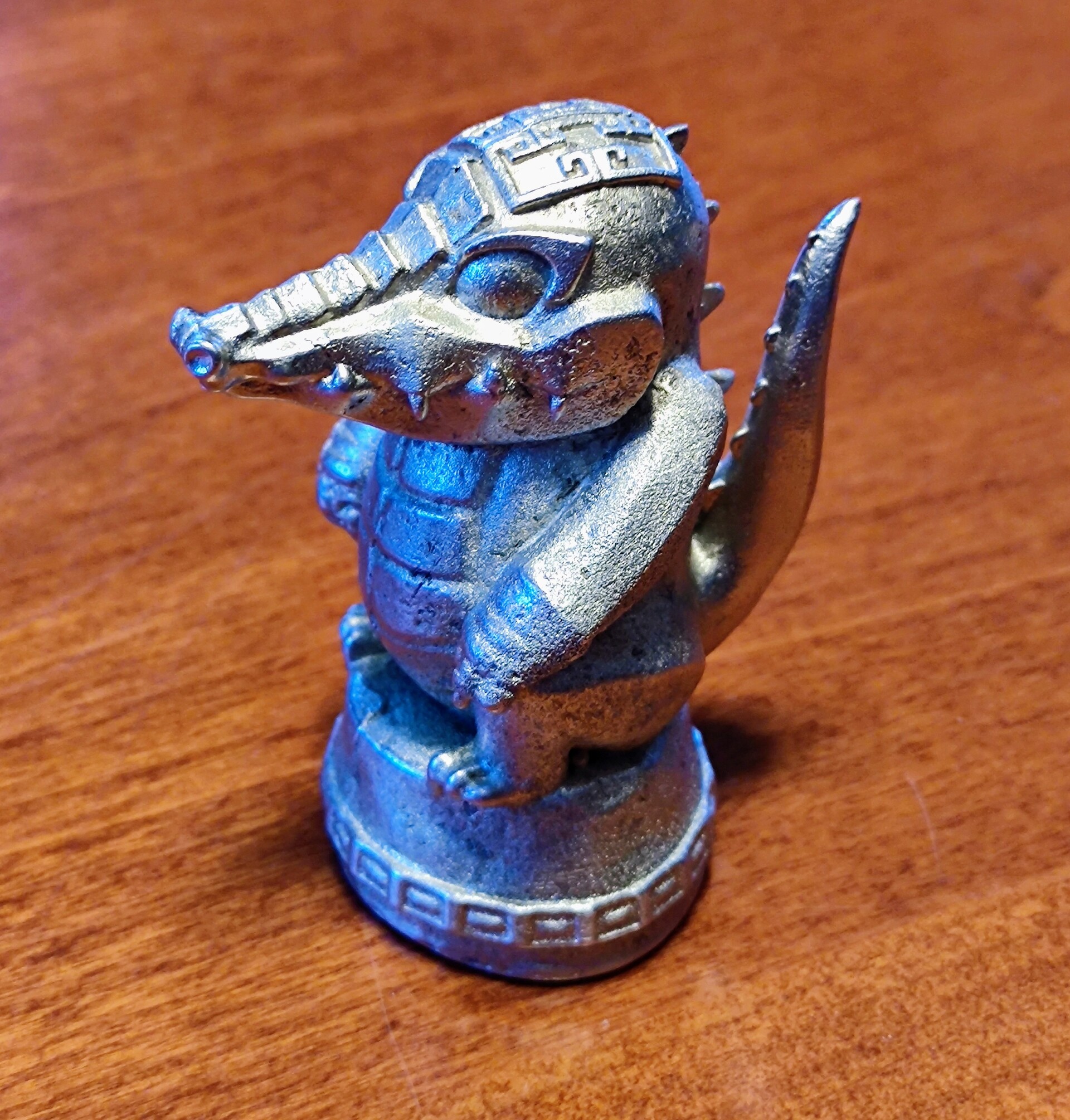 ArtStation - Small Crocodile cast in Pewter