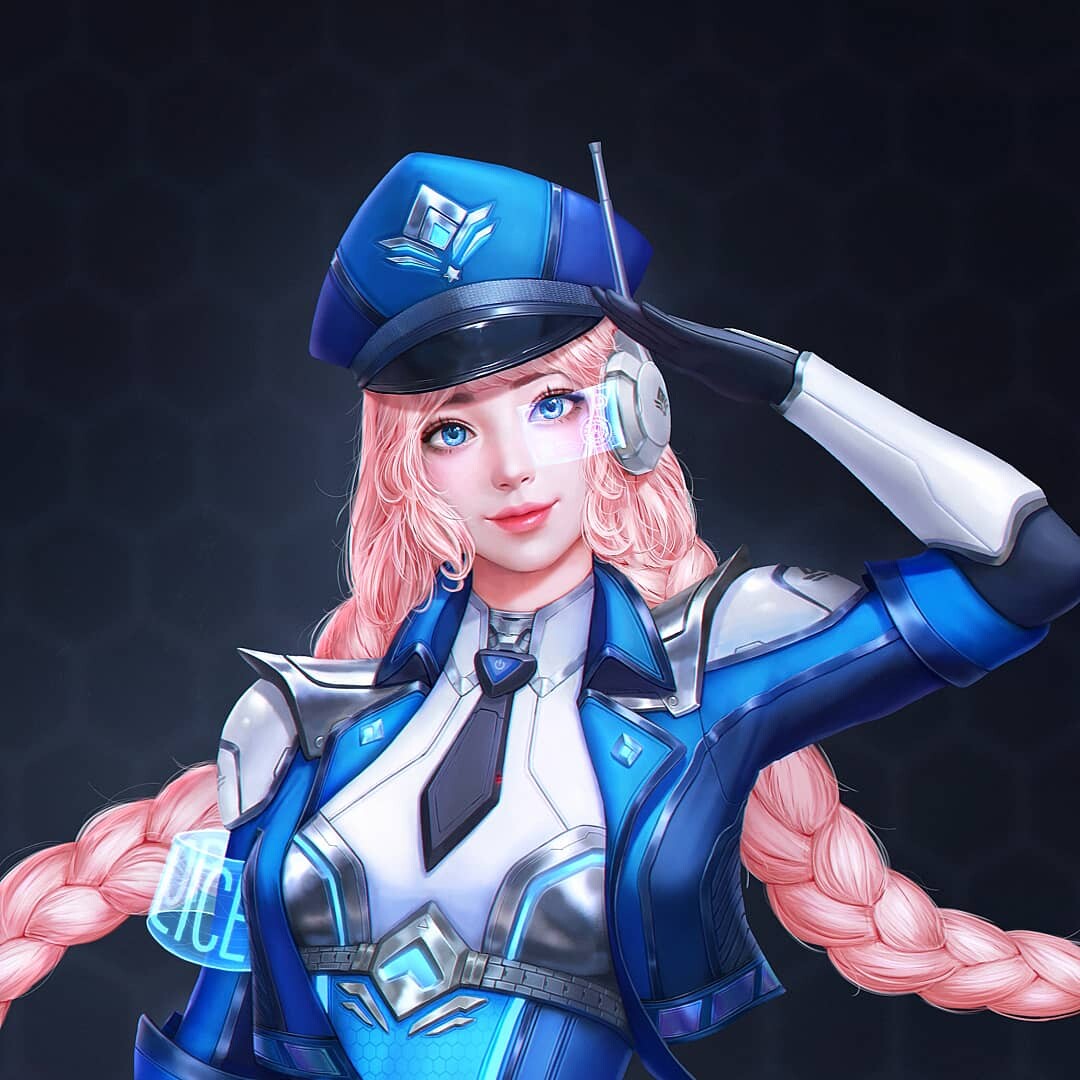 ArtStation - Sf police character concept