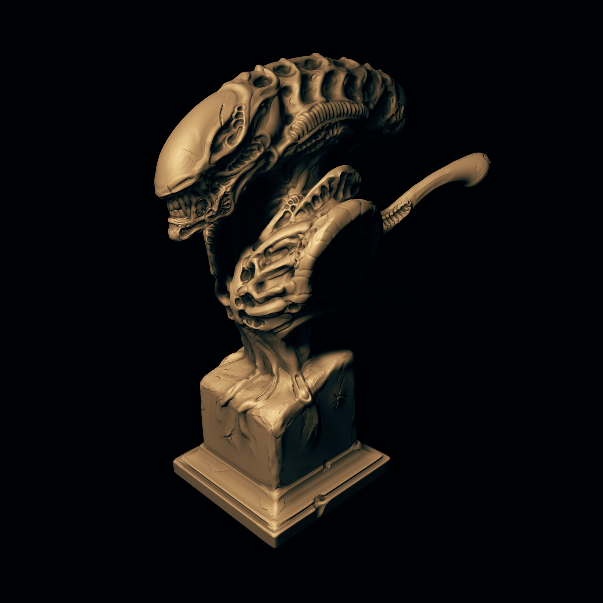 ArtStation - Alien bust
