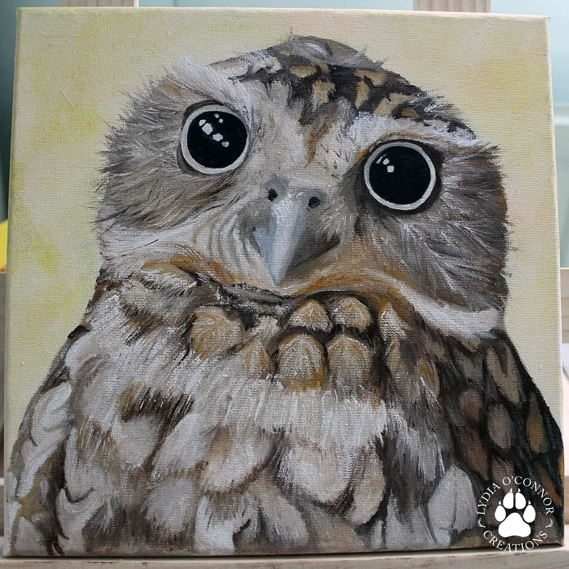 ArtStation - Owl Oil Painting