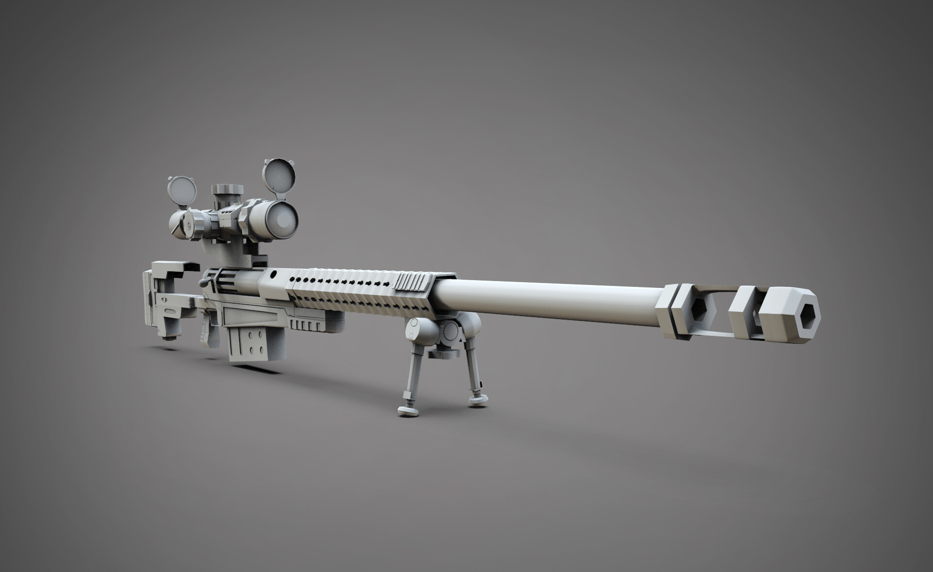 ArtStation - AX50 RIFLE work in progress