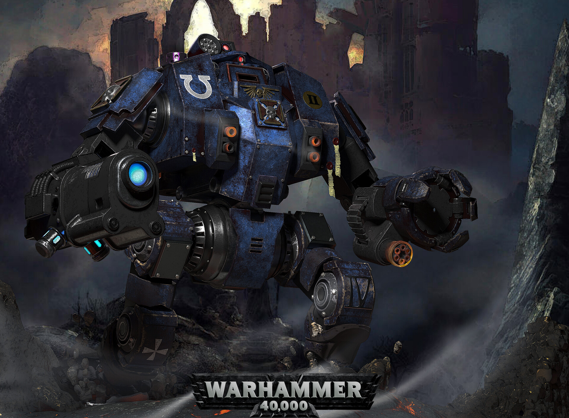 ArtStation - Redemptor Dreadnought - Warhammer 40k fanart