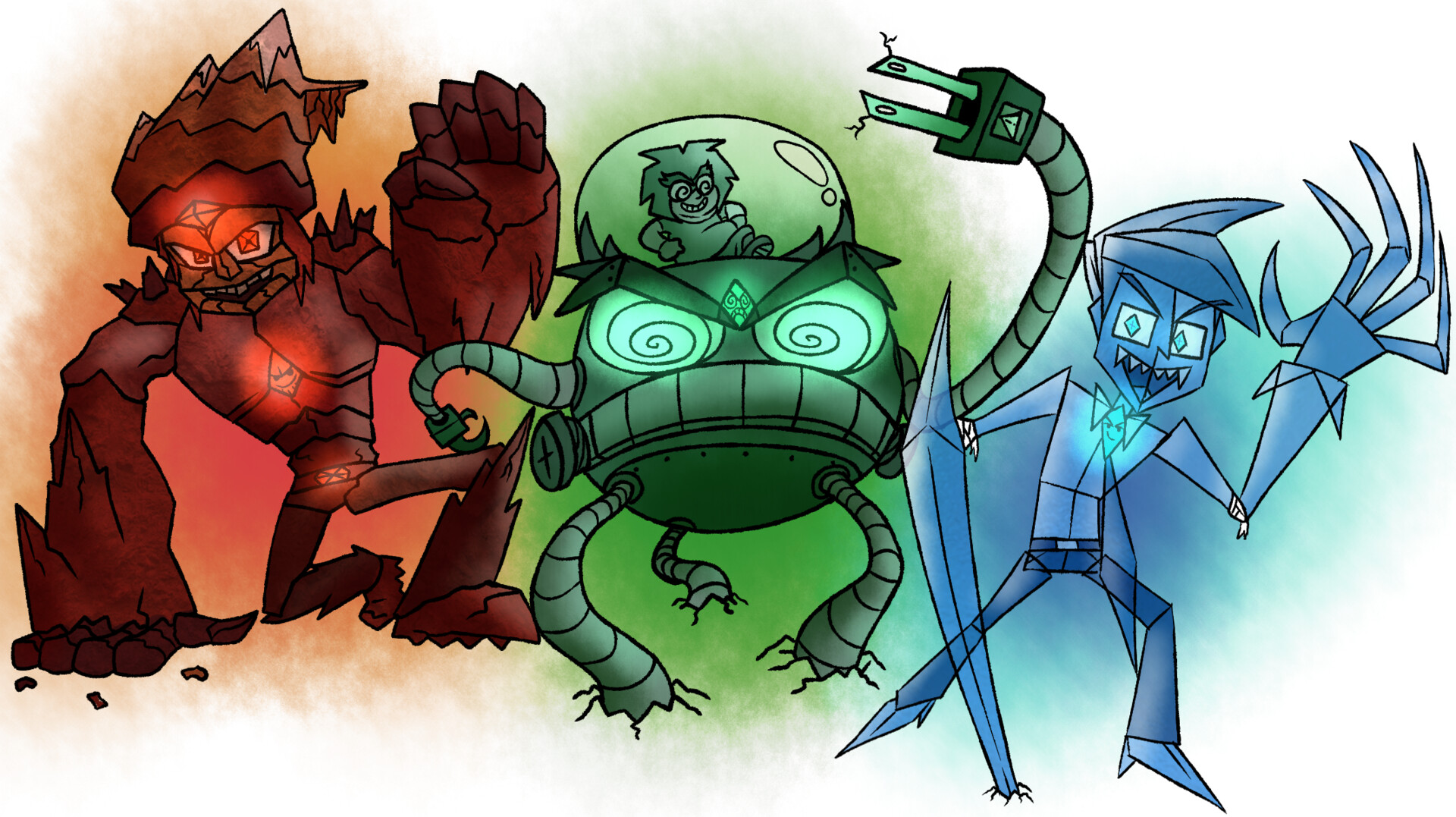 ArtStation - Elemental Boys