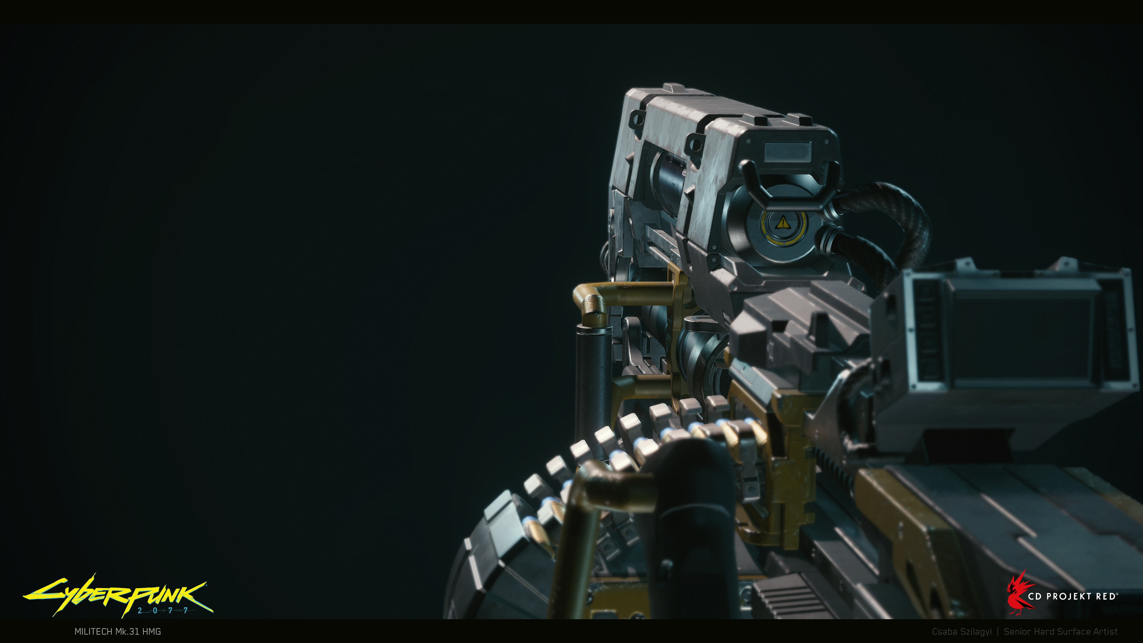 Csaba Szilagyi - Cyberpunk 2077 - Militech Mk.31 HMG