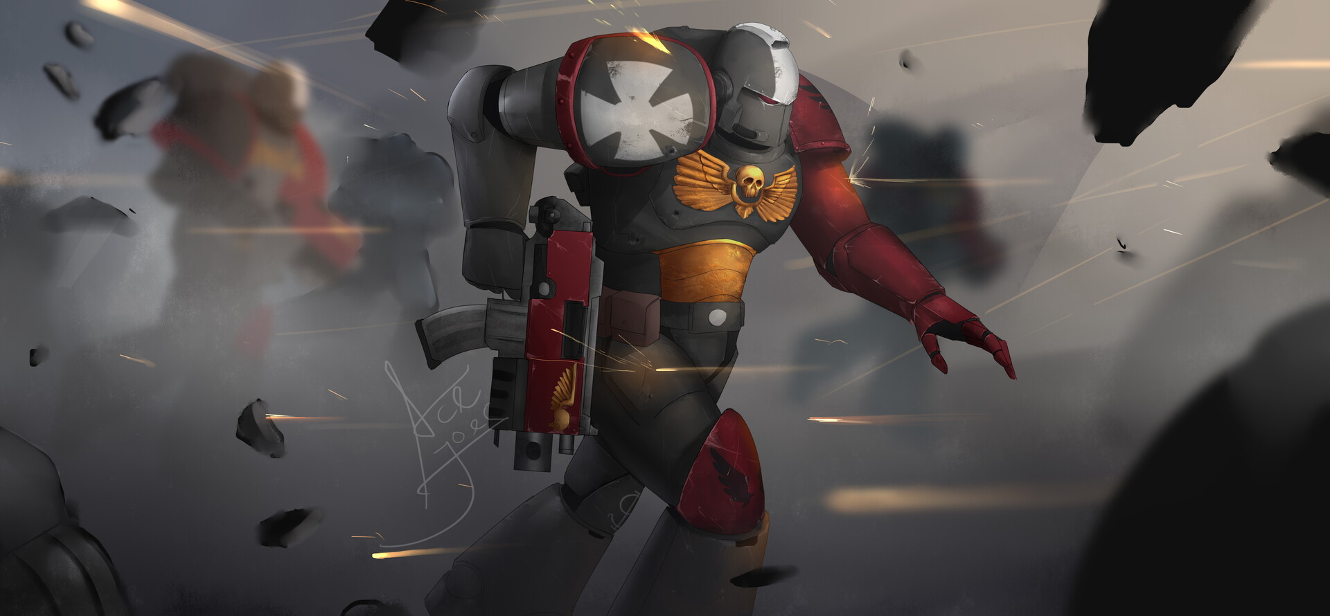 ArtStation - OC Space Marine commission