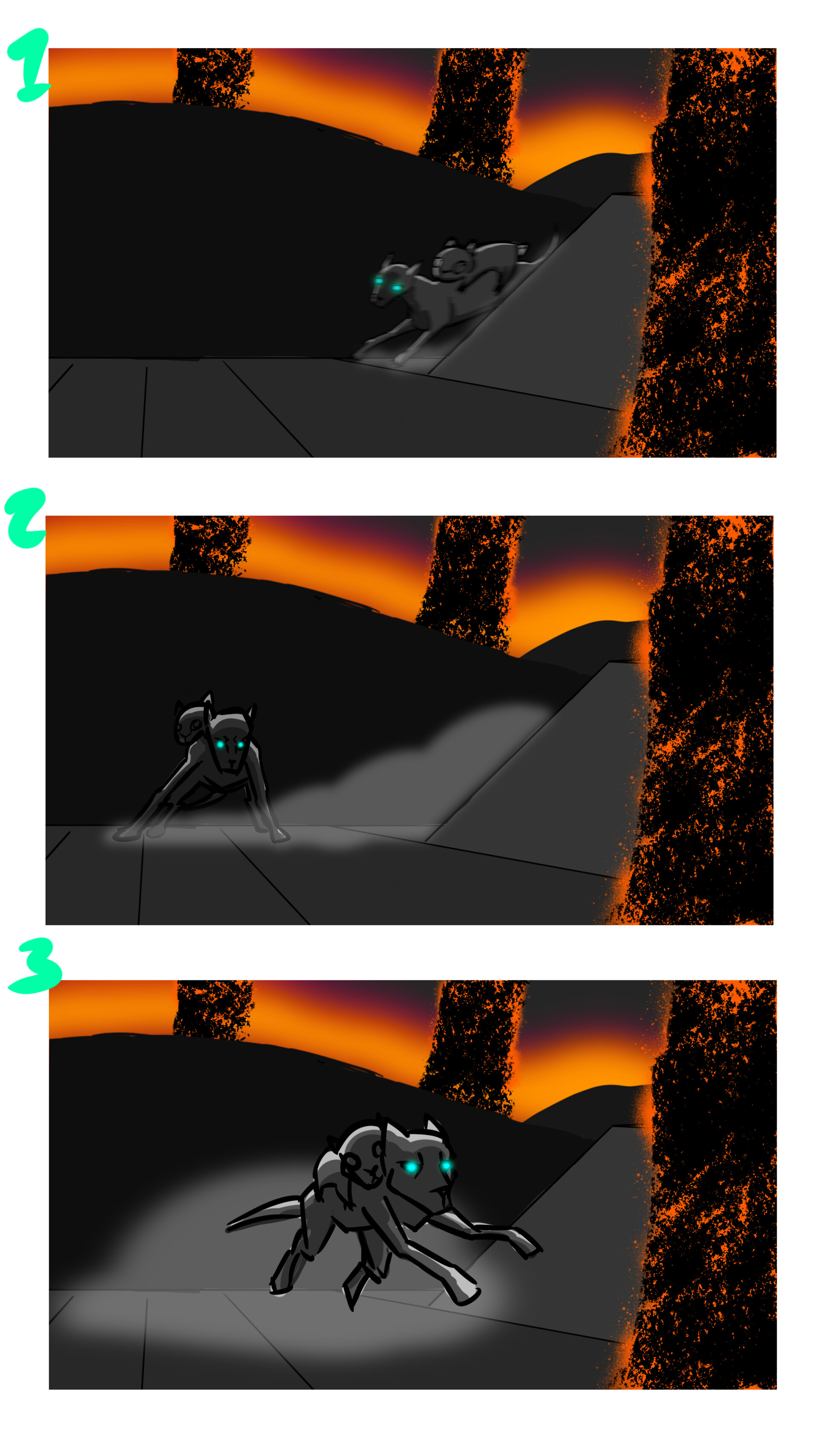 ArtStation - Spirit unused storyboards