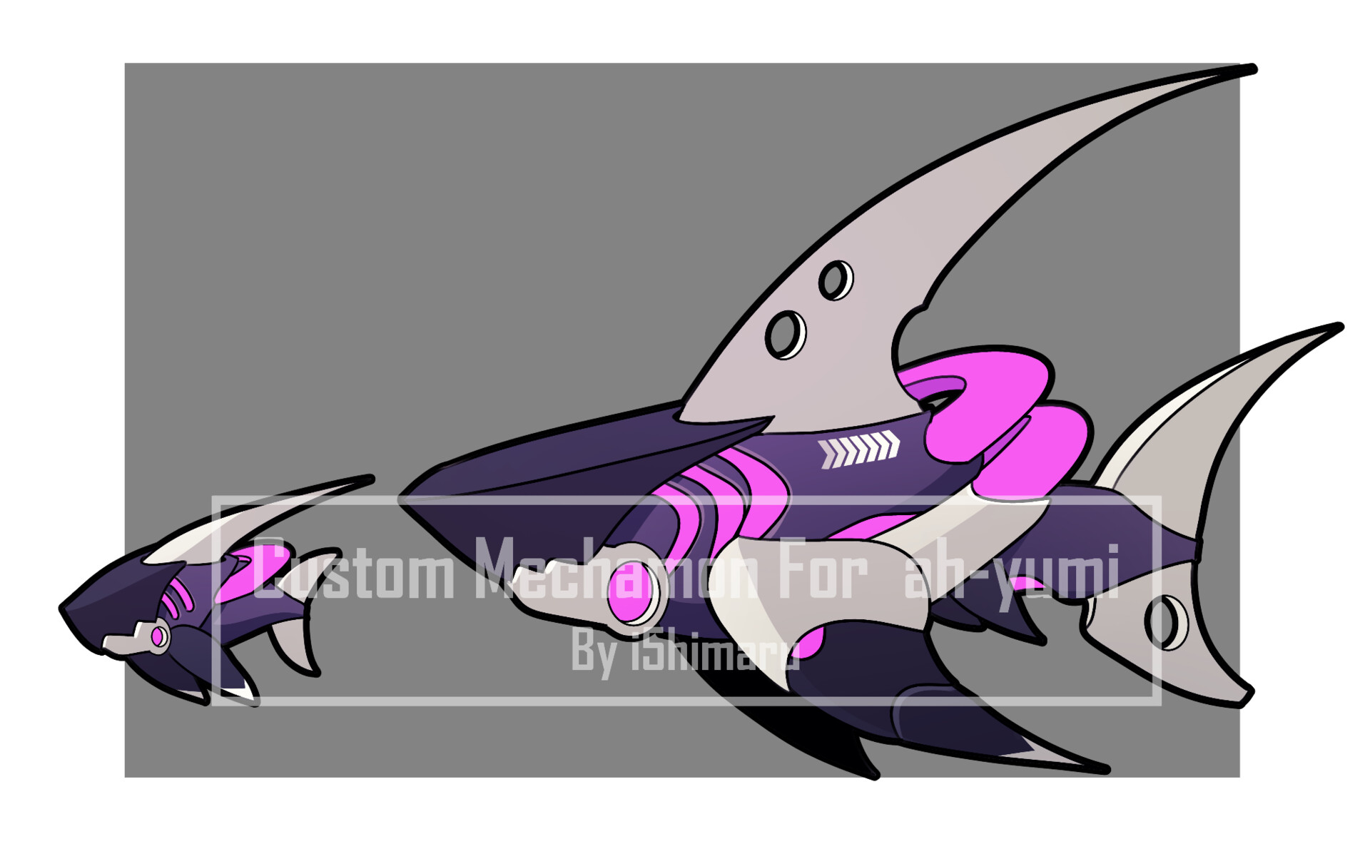 ArtStation - Custom mechmon For ah-yumi