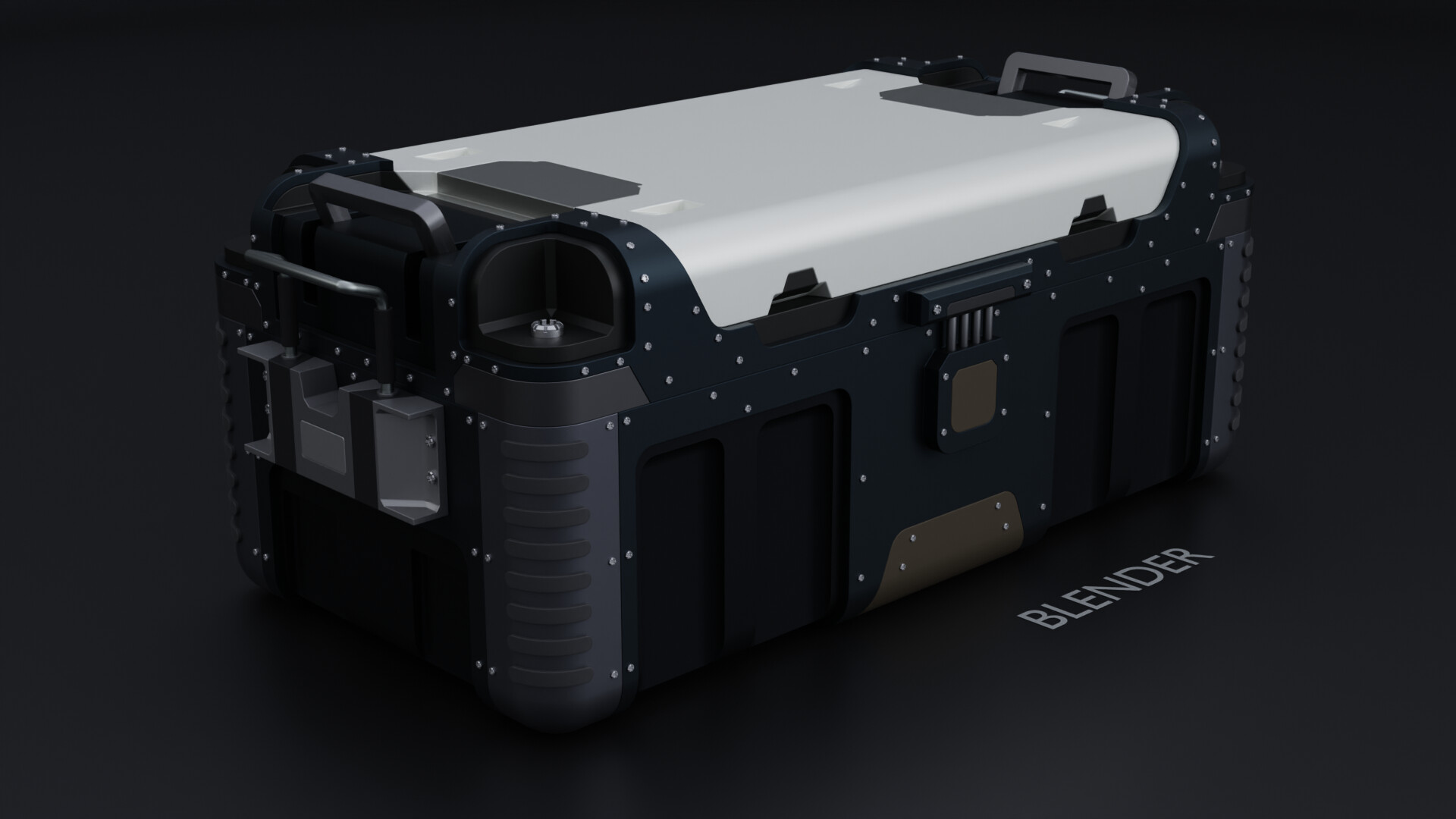 ArtStation - Sci-Fi 3d Box in Blender Making The HardSurface Modeling ...
