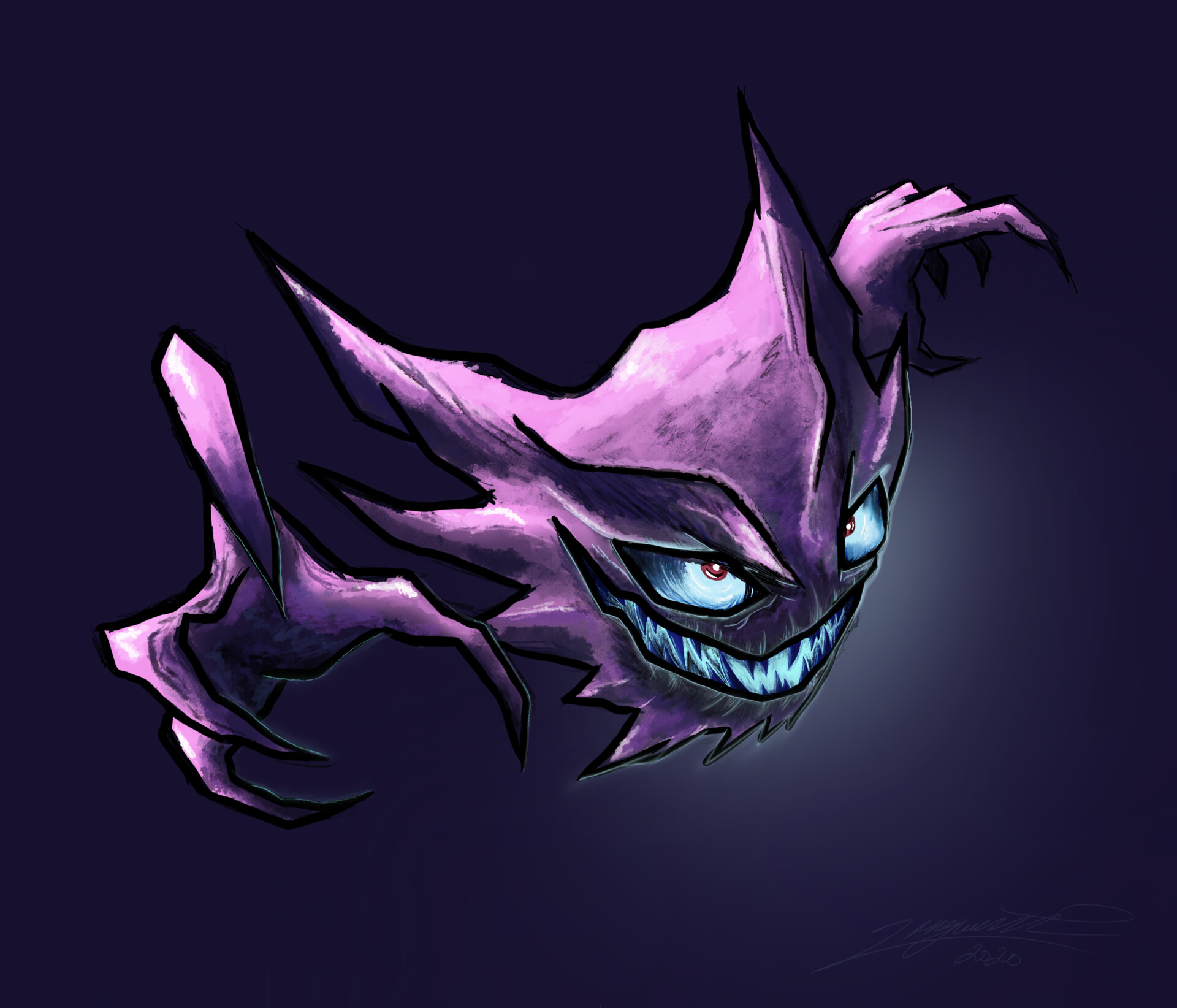 ArtStation - Pokémon Haunter Fan Art