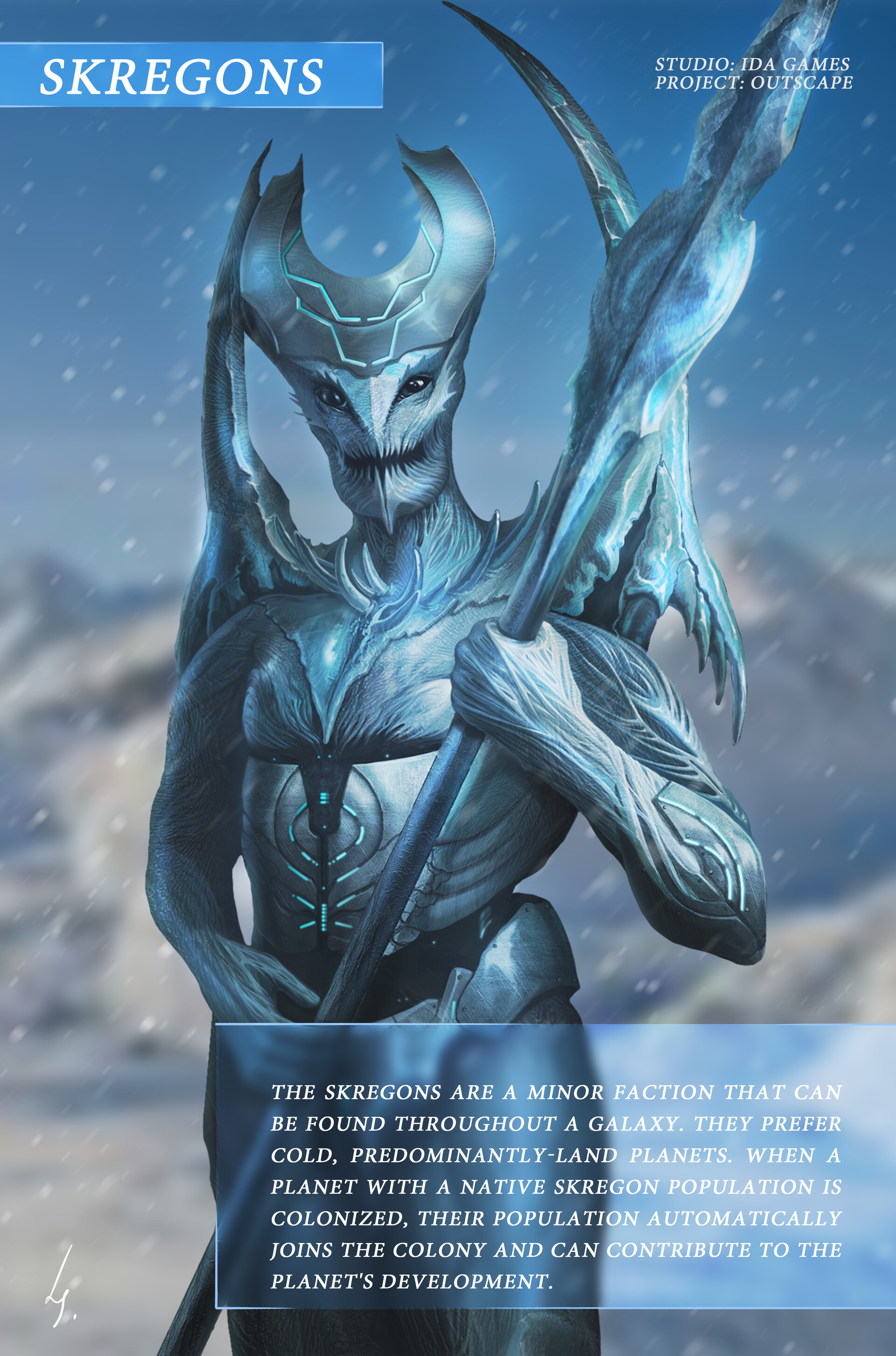 ArtStation - Development of characters for the Outscape project. IDA ...