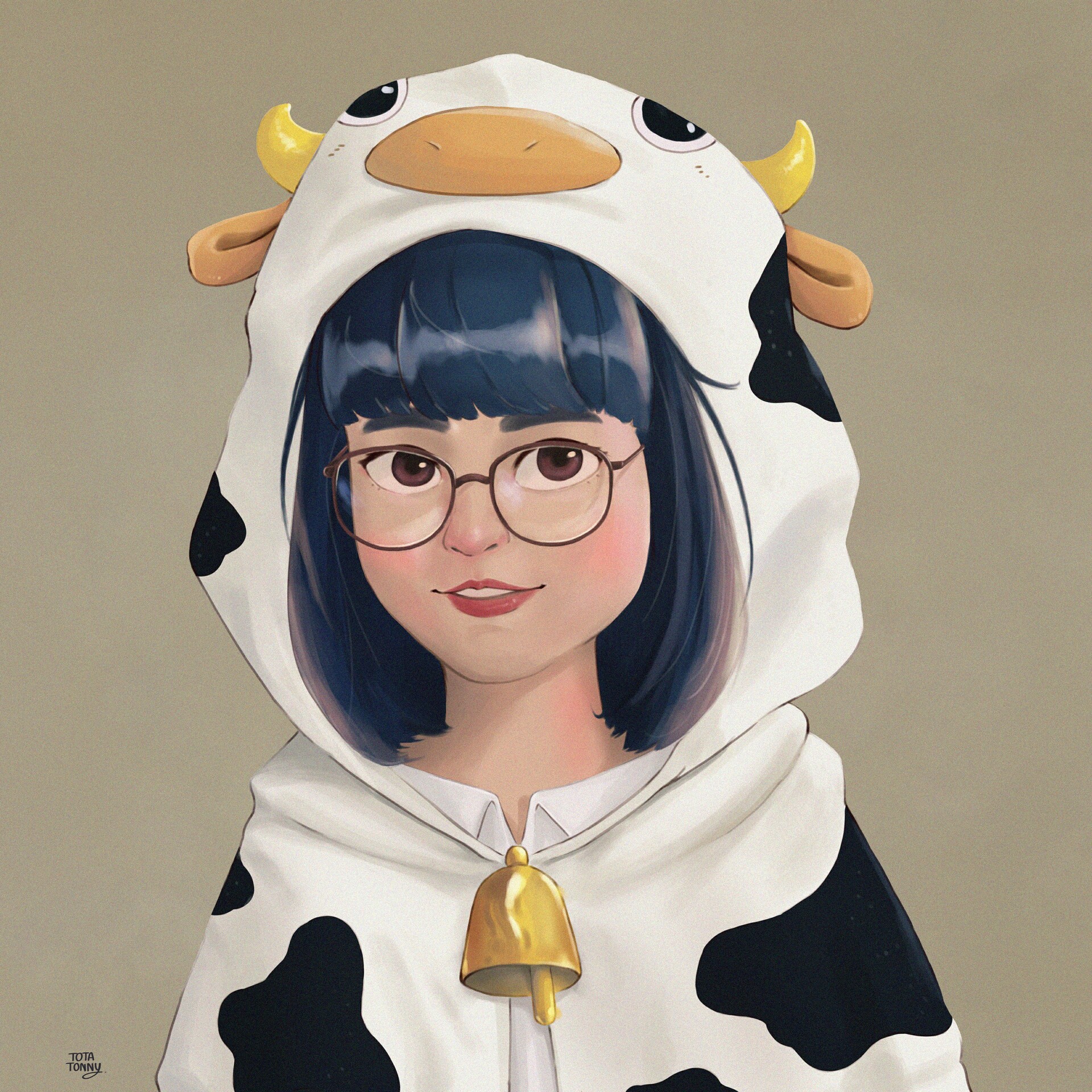 ArtStation - Cow Girl in 2021 Years