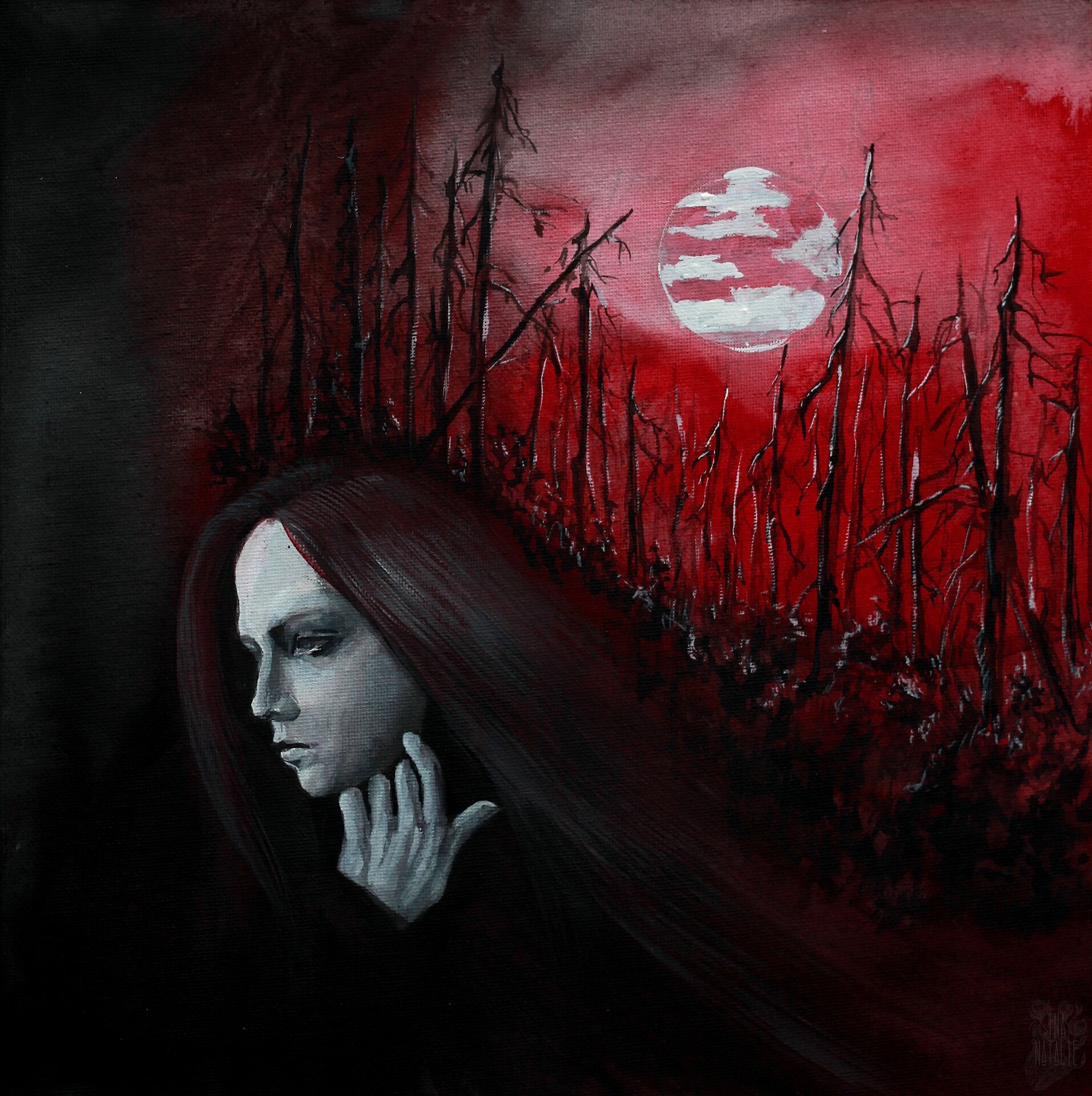 ArtStation - The eye of red night