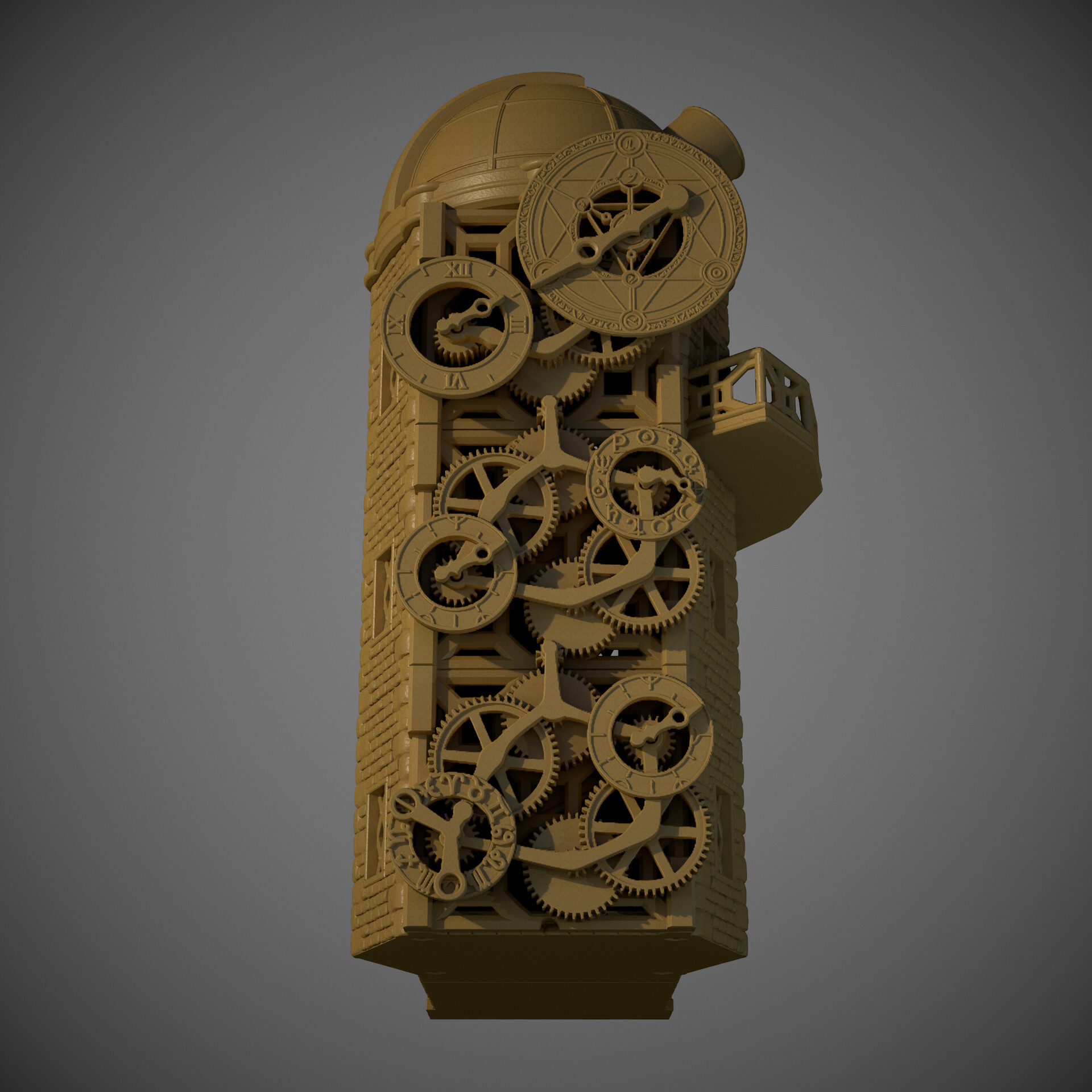 Douglas Bowman - Steampunk Observatory - Worlds Over Run