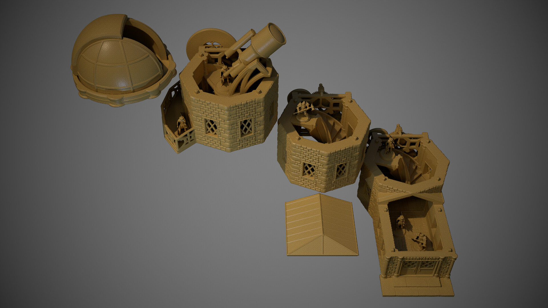 Douglas Bowman - Steampunk Observatory - Worlds Over Run