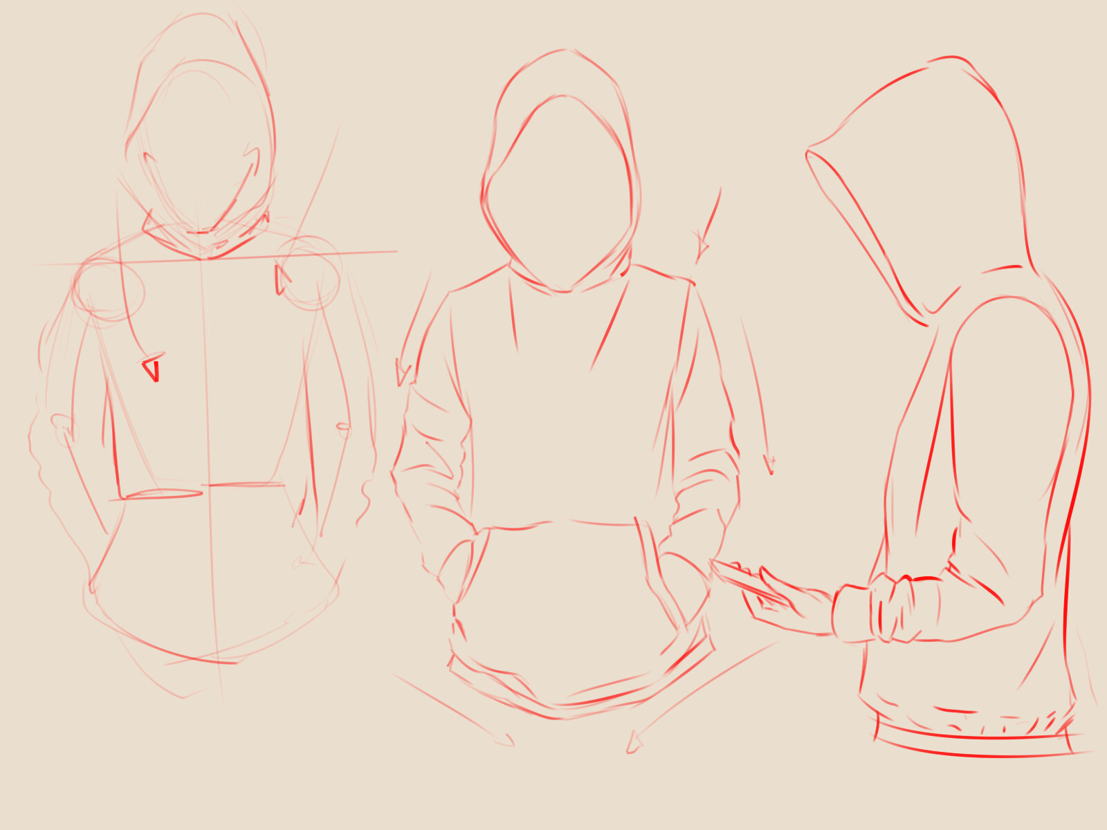 ArtStation - hoods sketch/study pt. II