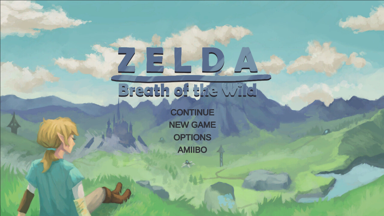 ArtStation - Breath of the Wild Menu Redesign
