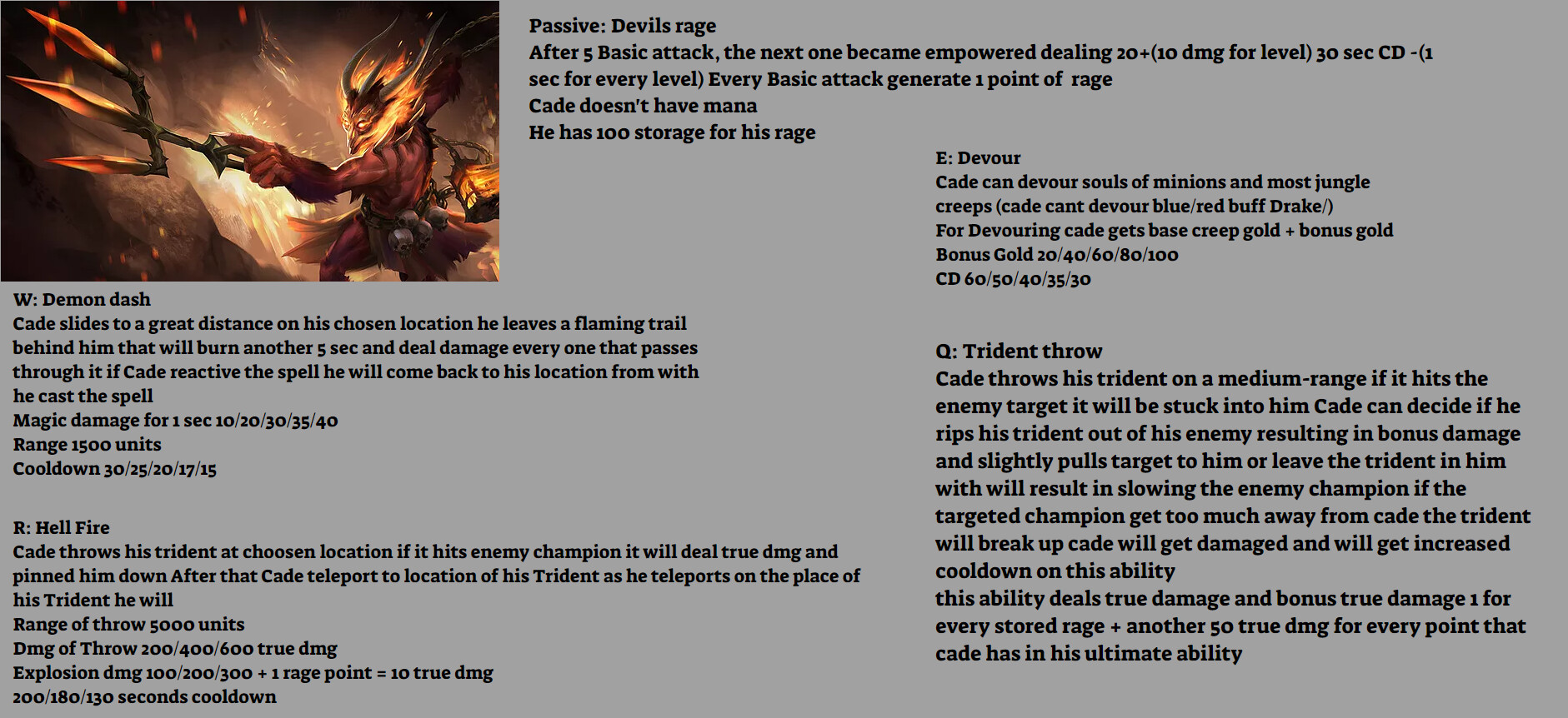 Fan-Made - Fan-Made Cade League of legends