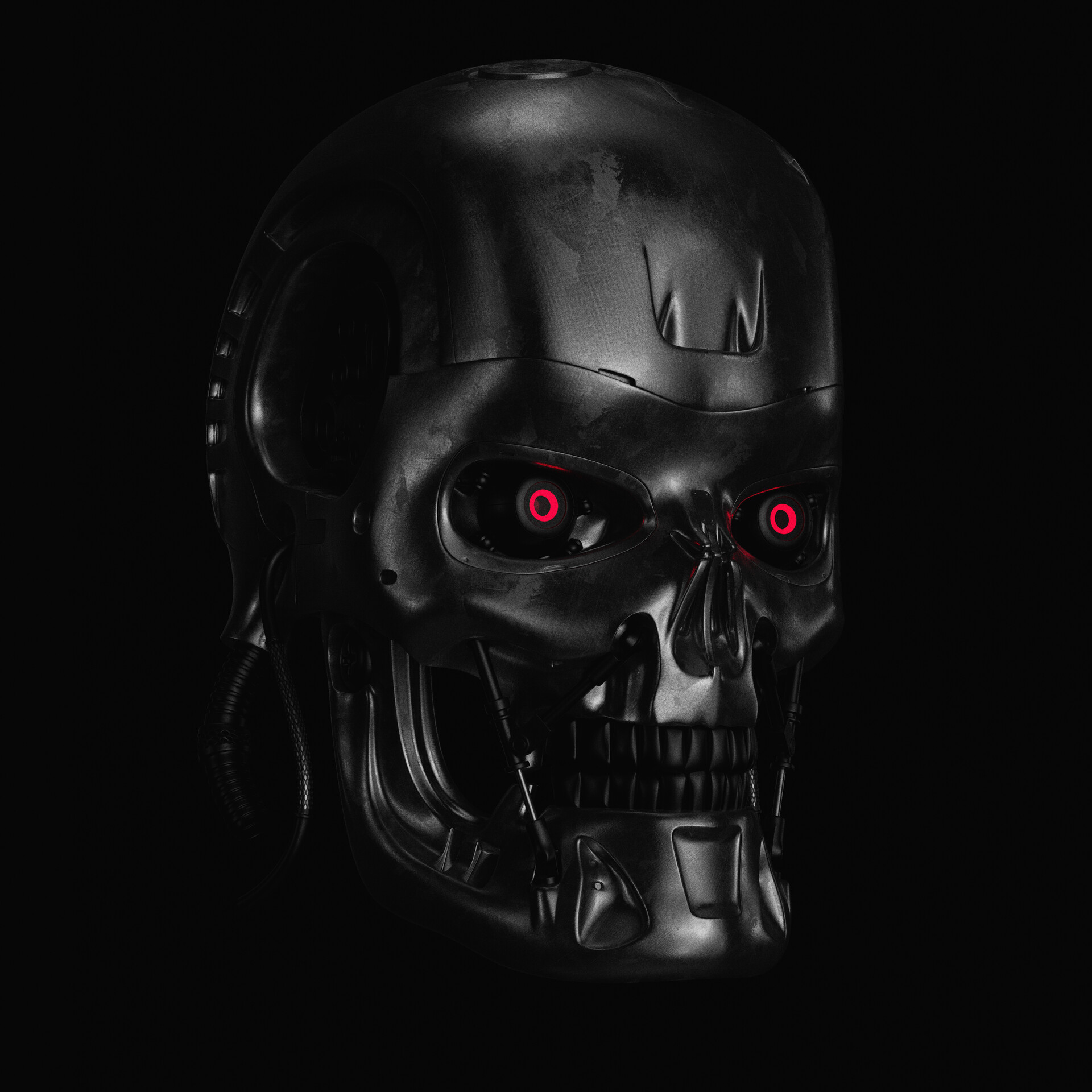 Terminator Skull Front