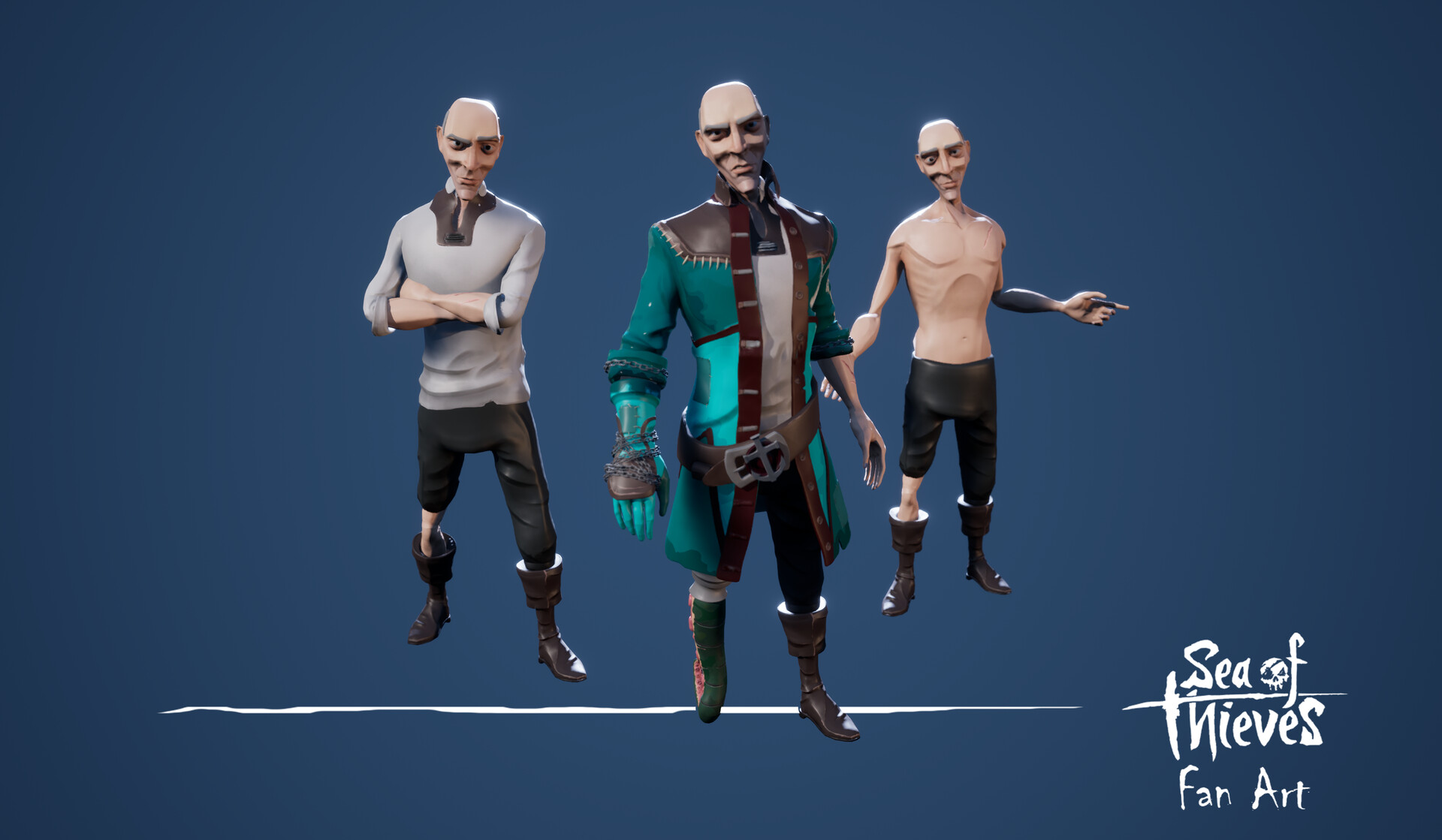 Blagovest Ivanchev - Sea of Thieves Concept Character Model