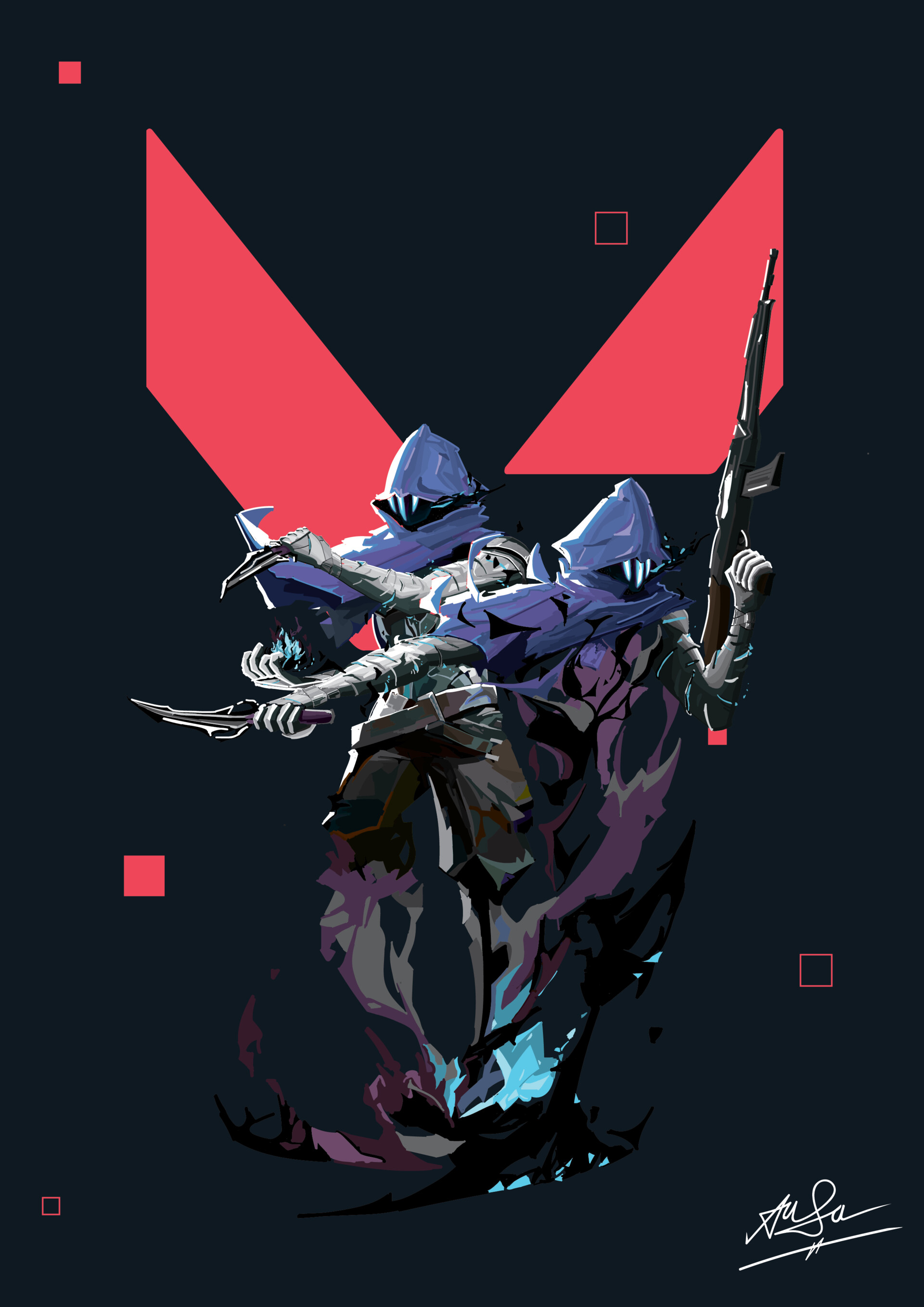 ArtStation - Omen character 🙆‍♀️