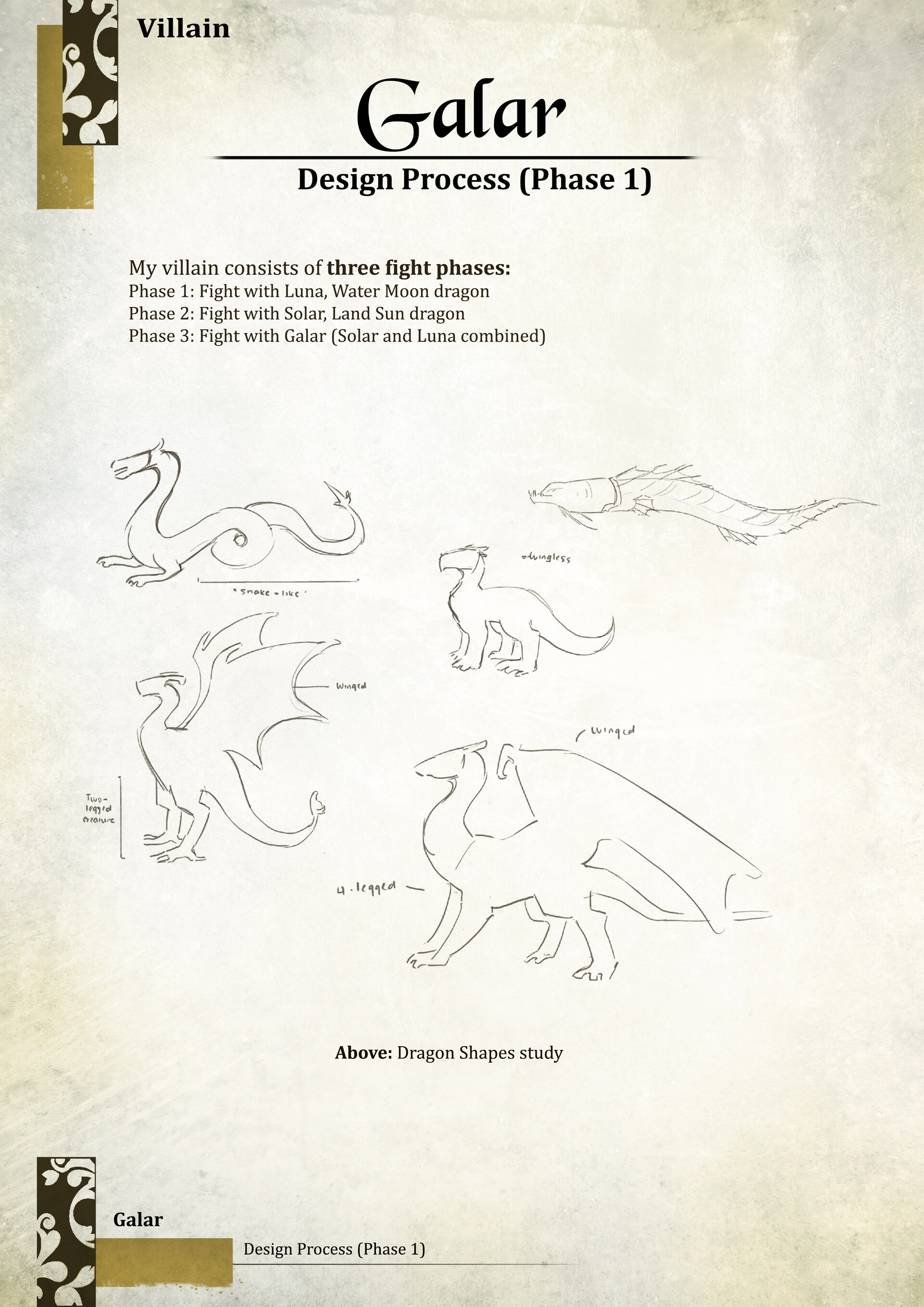 Erika Calingasan - Character design- Galar the divine