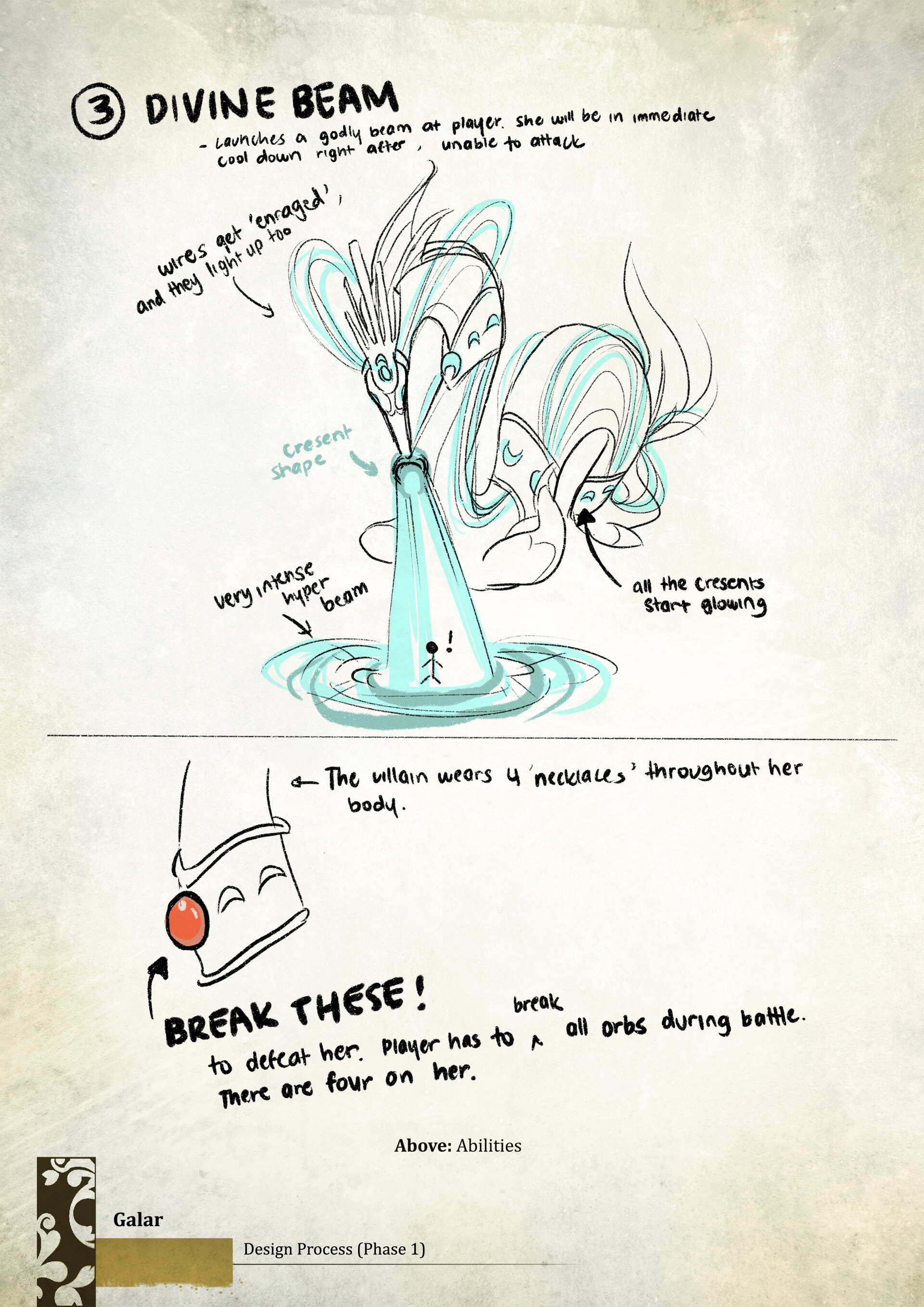Erika Calingasan - Character design- Galar the divine