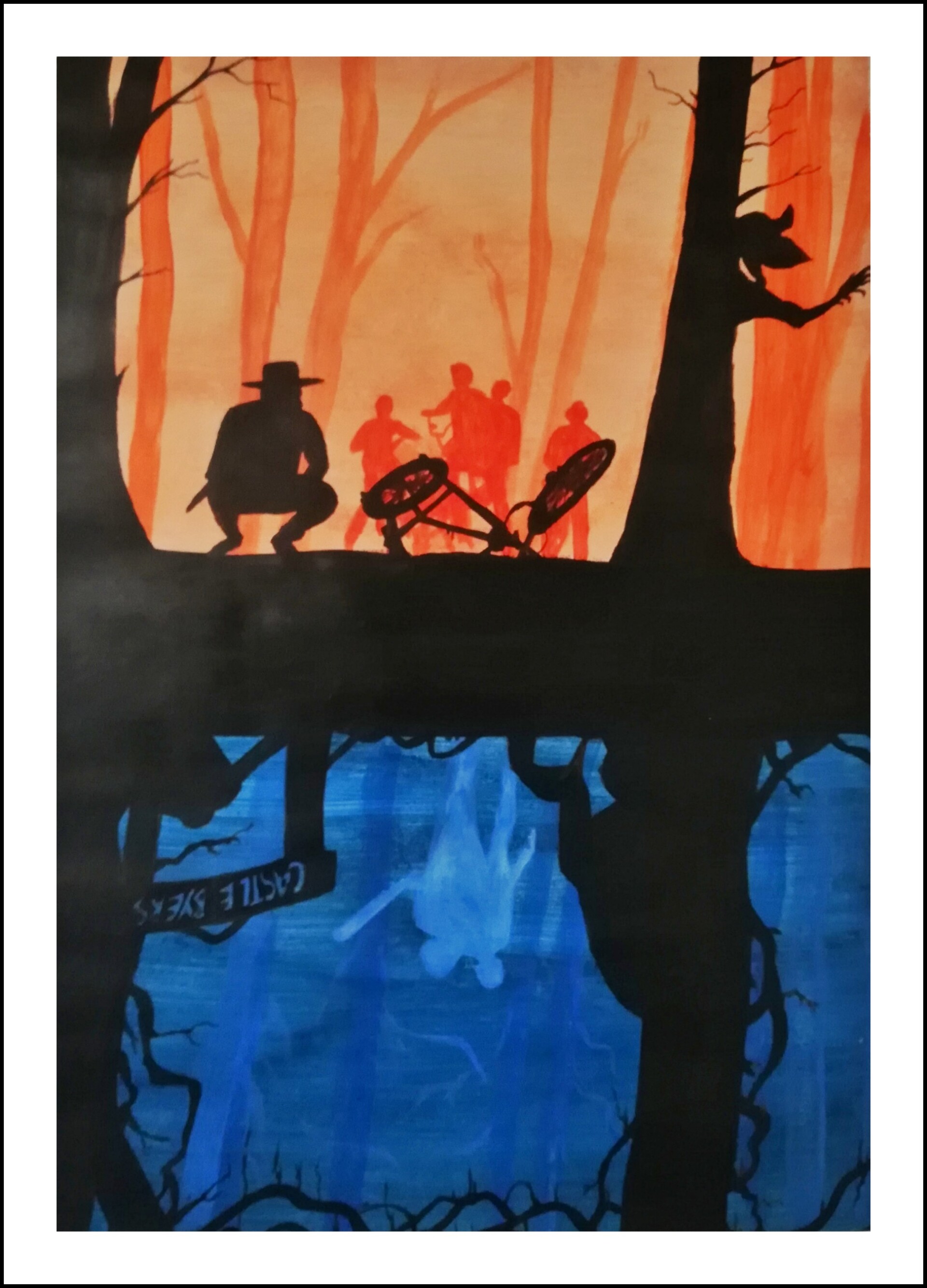 ArtStation - stranger things - painting