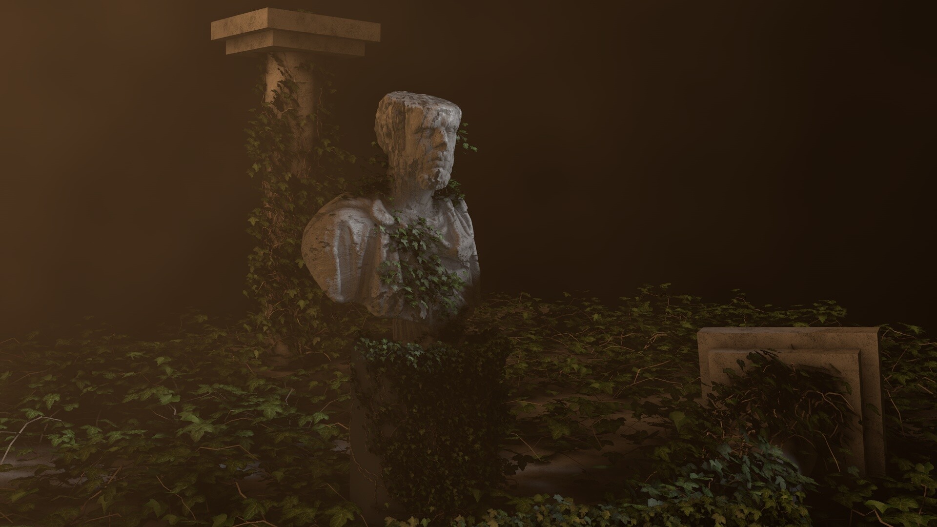 ArtStation - Environmental Broken Statue