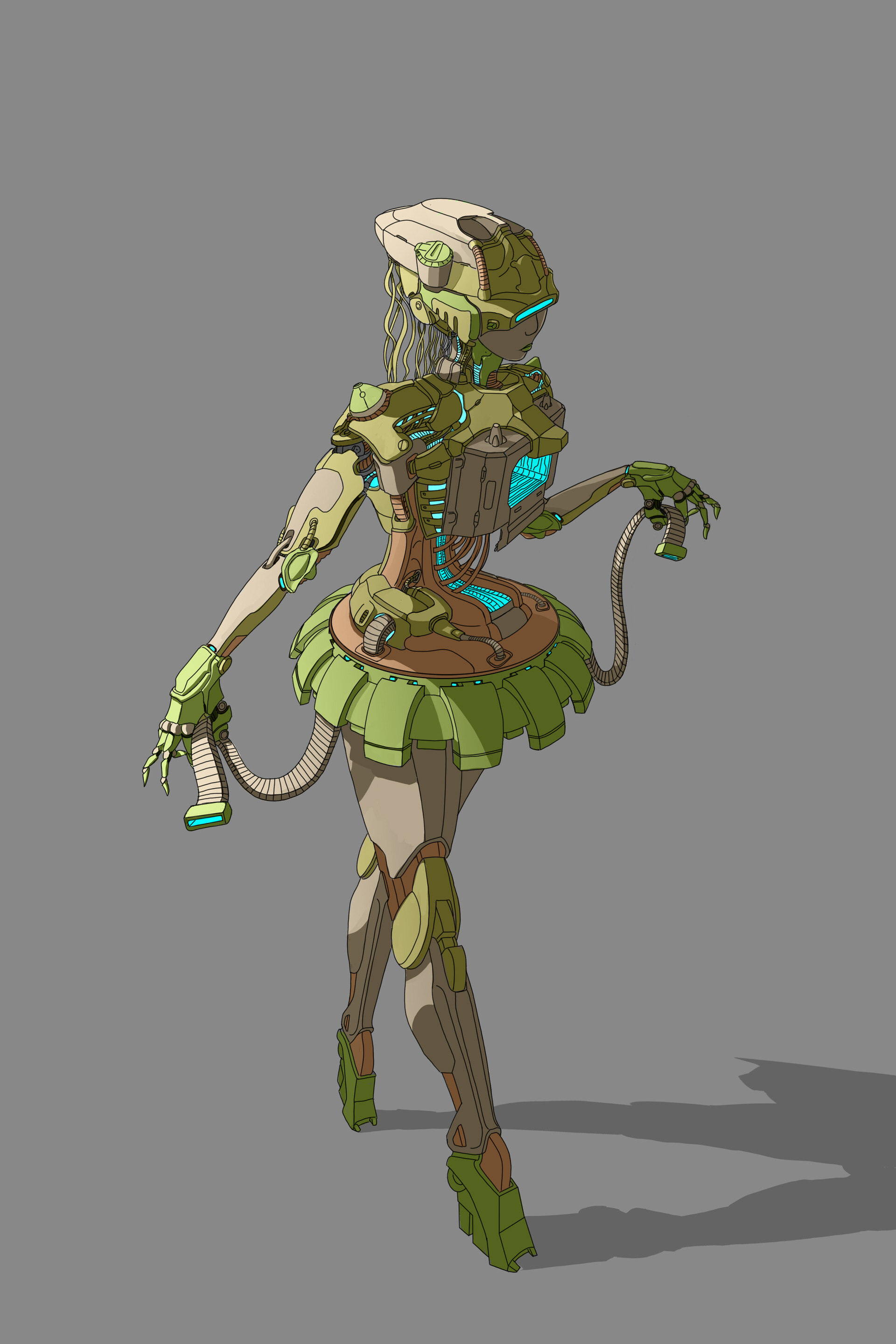 ArtStation - Android girl