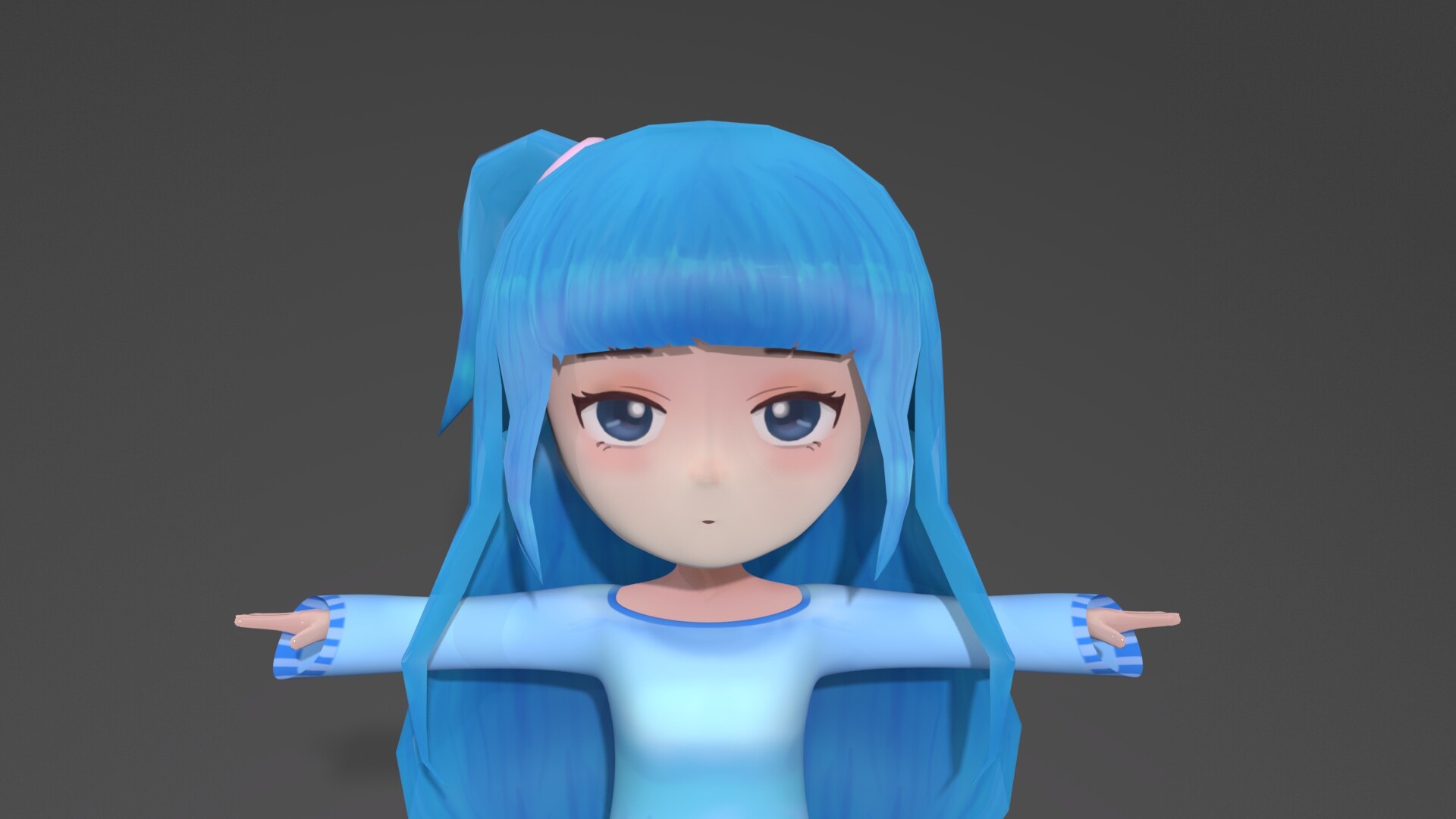 ArtStation - 3D character modeling - Anavel from Summoners War