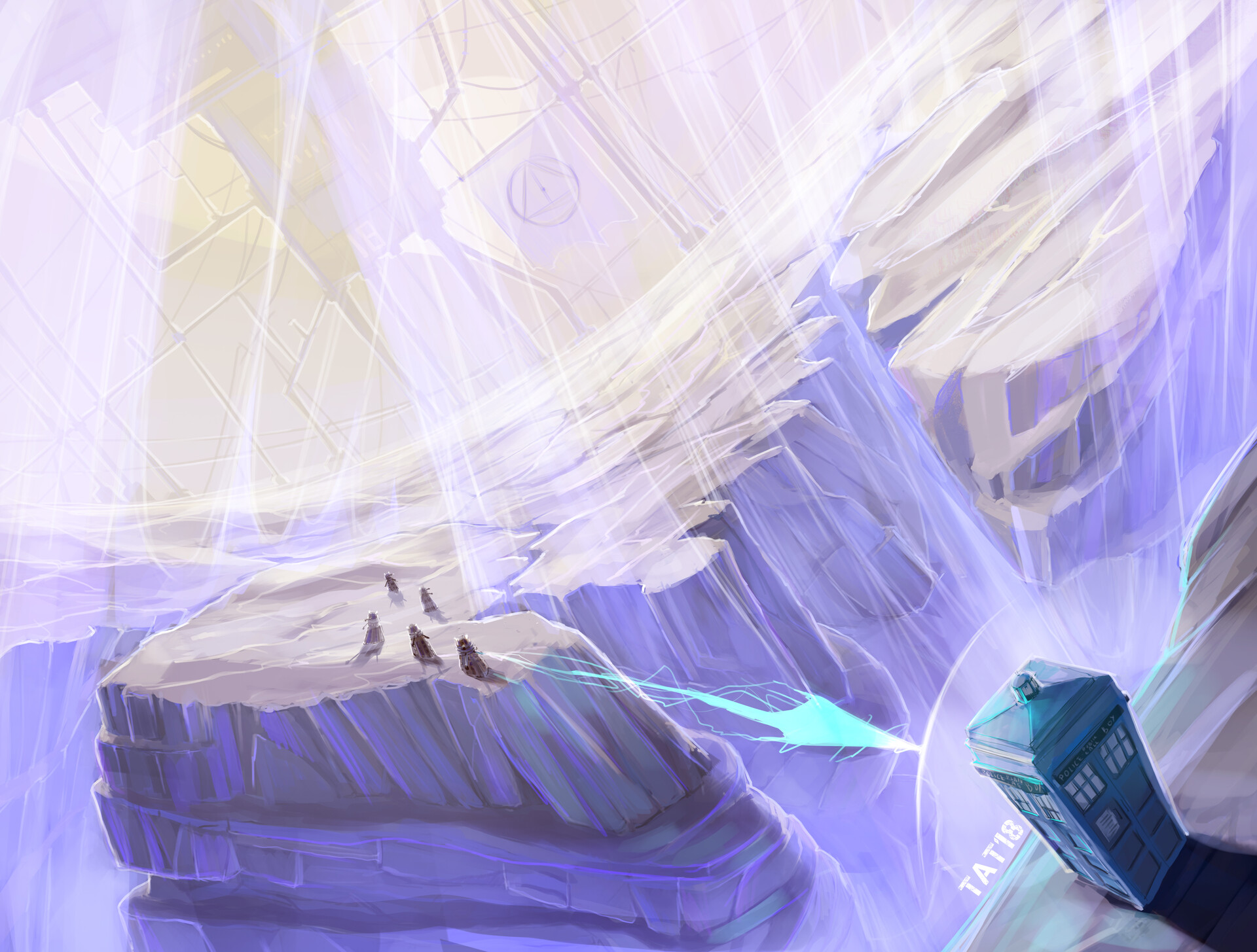 ArtStation - DW vs Daleks