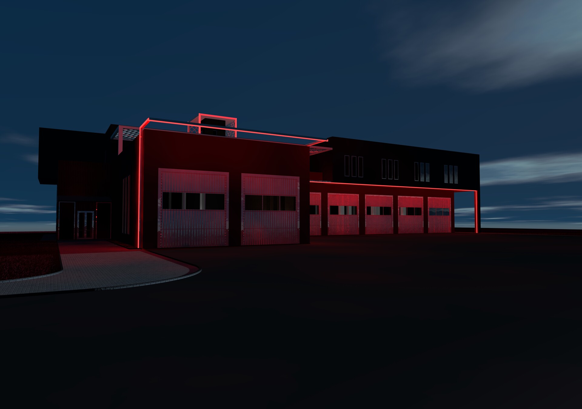 ArtStation - Fire station