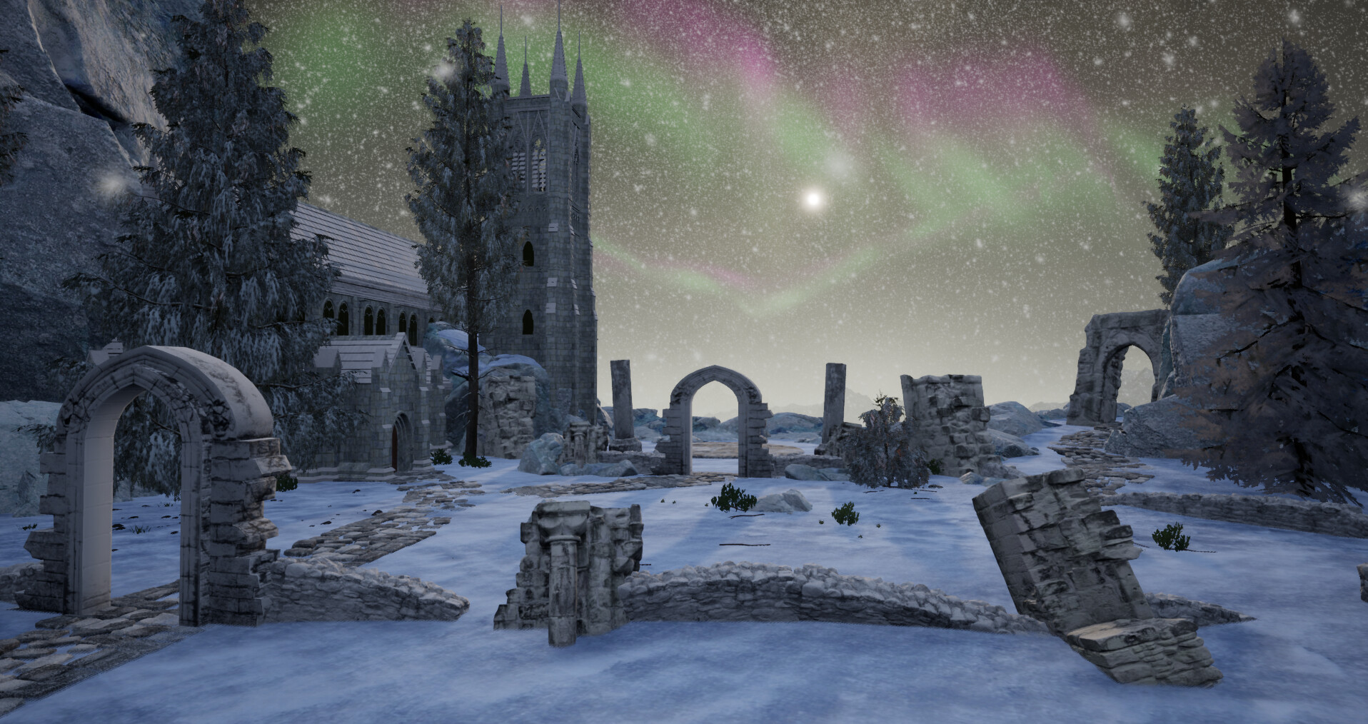 ArtStation - Monastery(DnD Concept)