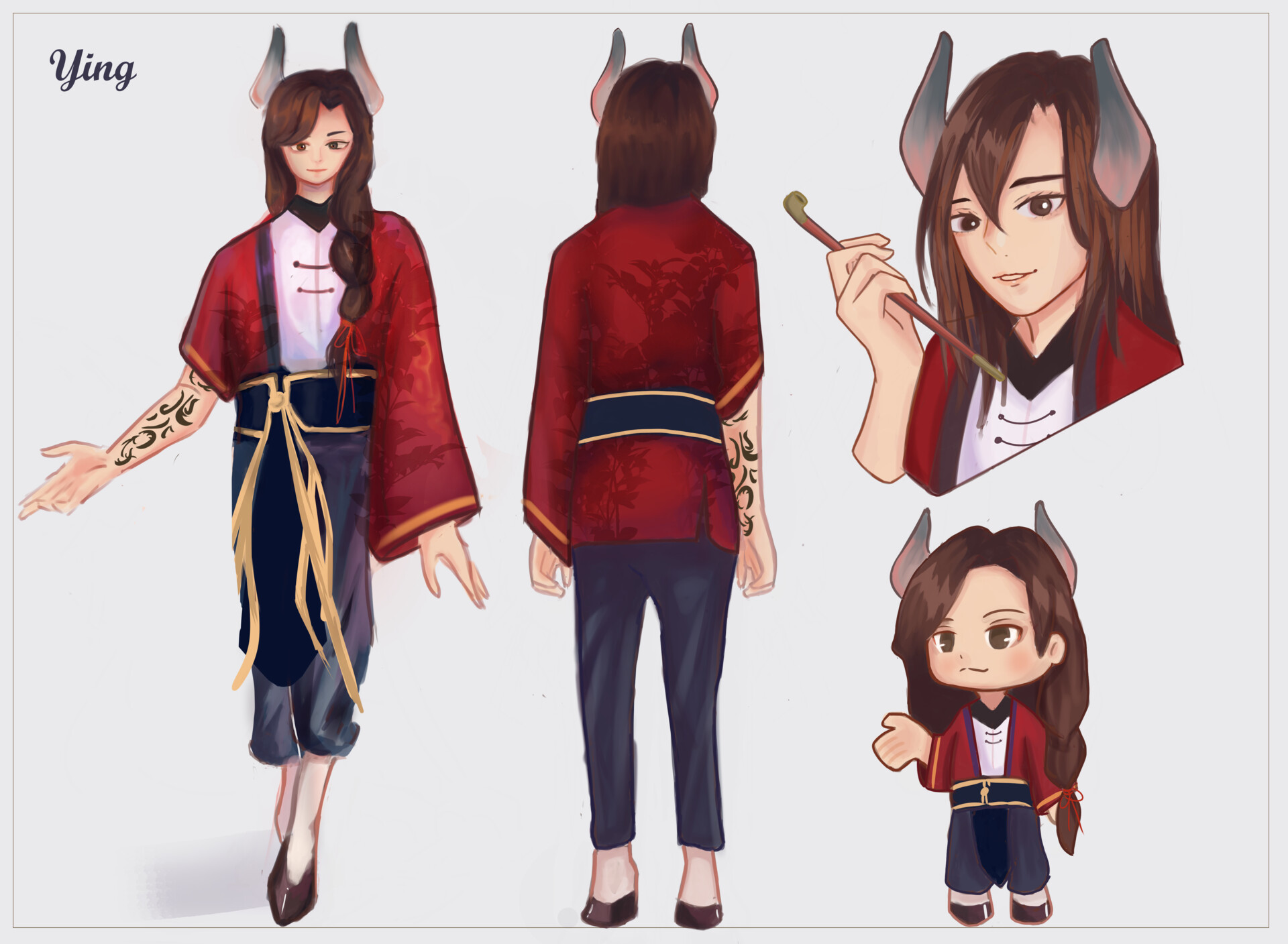 ArtStation - Ying -Character Sheet-